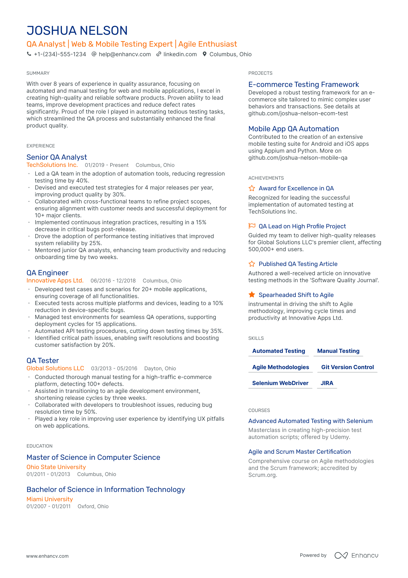 5 QA Analyst Resume Examples & Guide for 2024