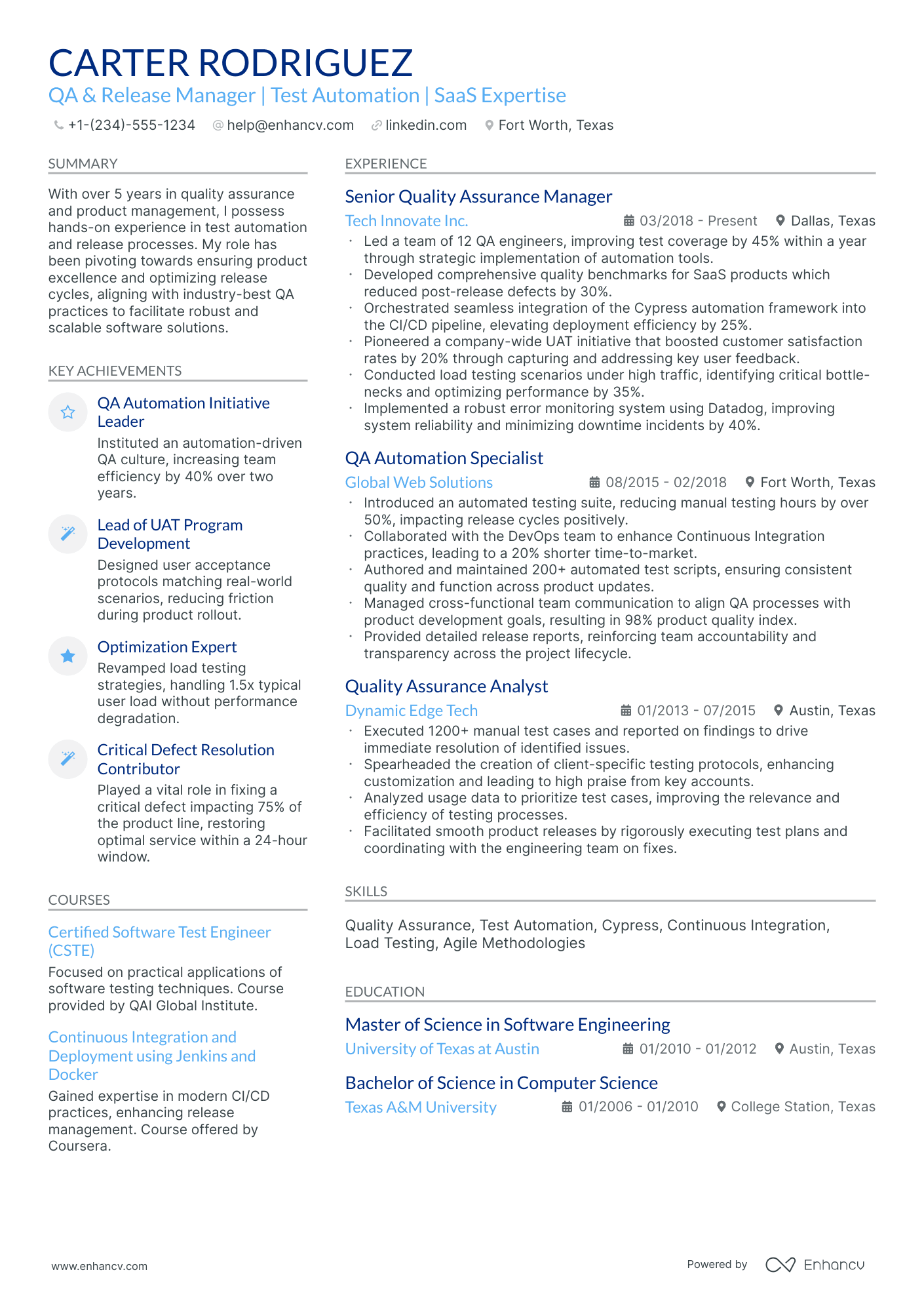 10 Release Manager Resume Examples & Guide for 2026