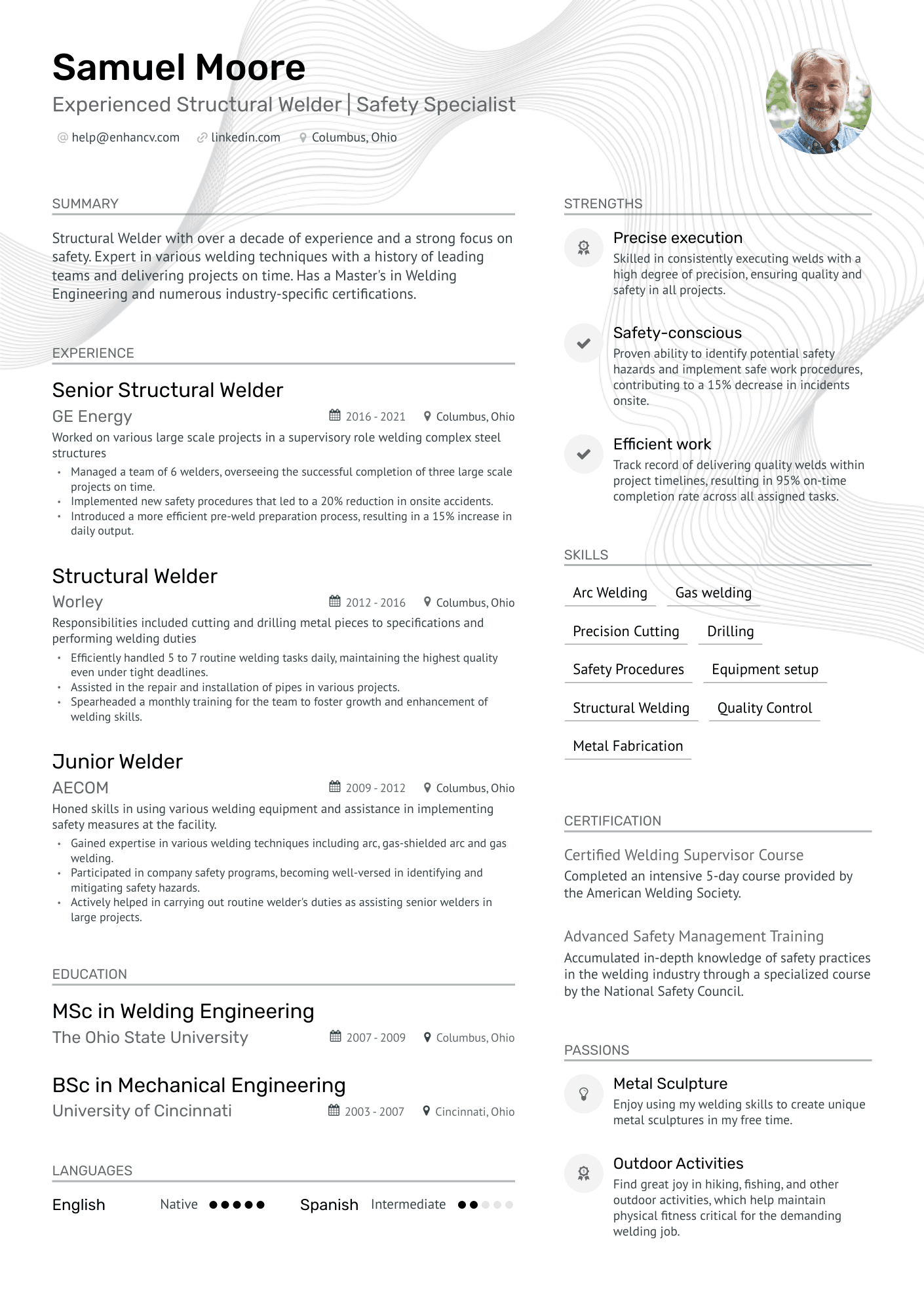 5 Welder Resume Examples & Guide for 2024