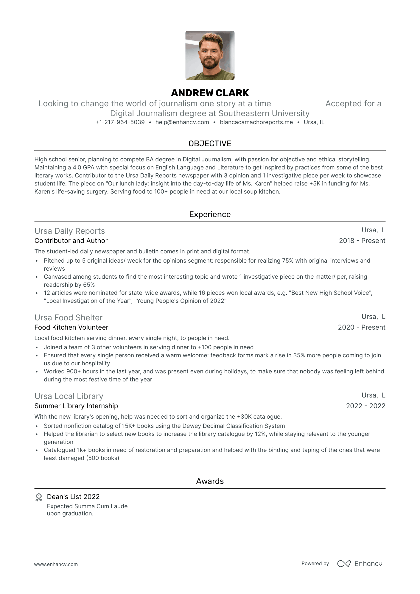 5 Scholarship Resume Examples & Guide for 2025