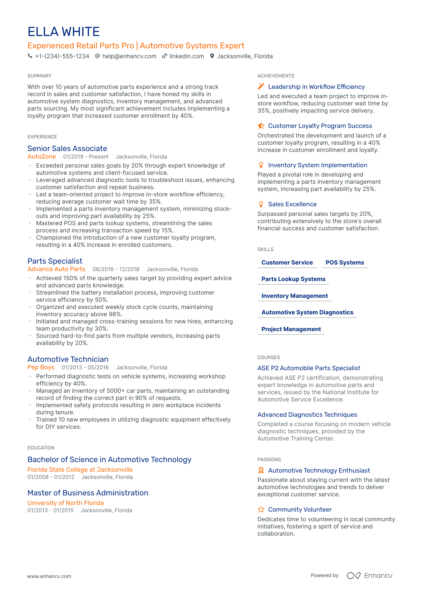 5 Store Manager Retail Resume Examples & Guide for 2024