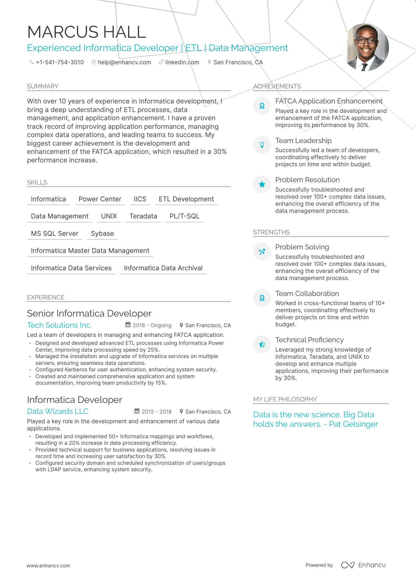 5 Informatica Resume Examples & Guide for 2024