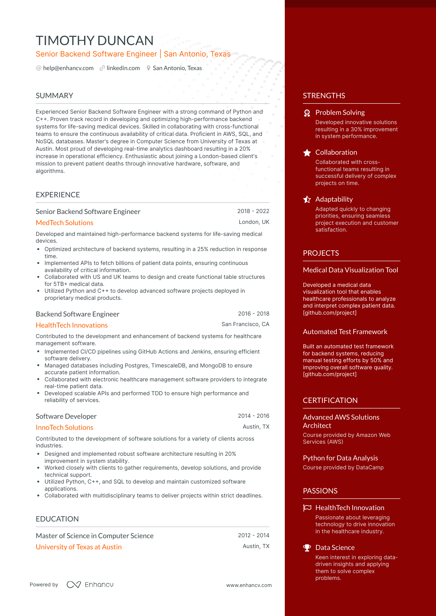 5 Cloud Security Engineer Resume Examples & Guide for 2023