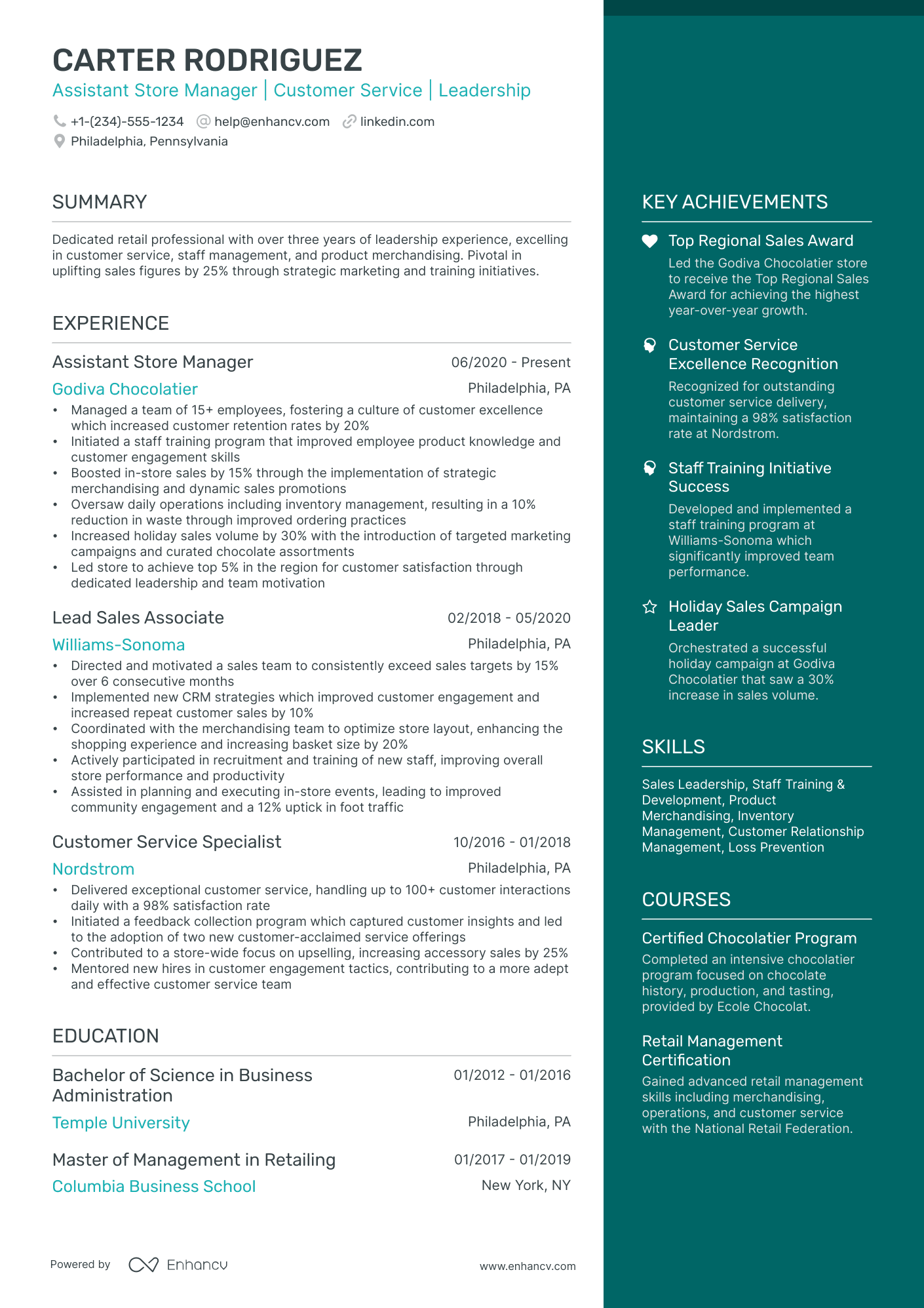 10 Deputy Manager Resume Examples & Guide for 2026