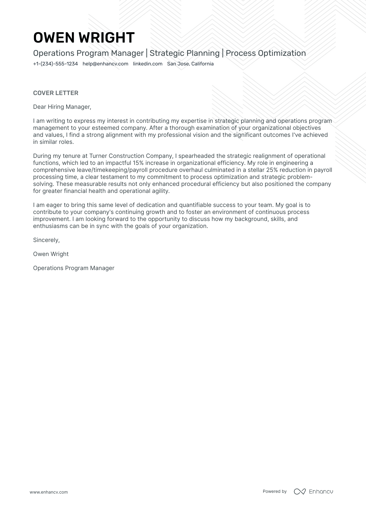 Director Cover Letter Examples That Get You Hired | Enhancv
