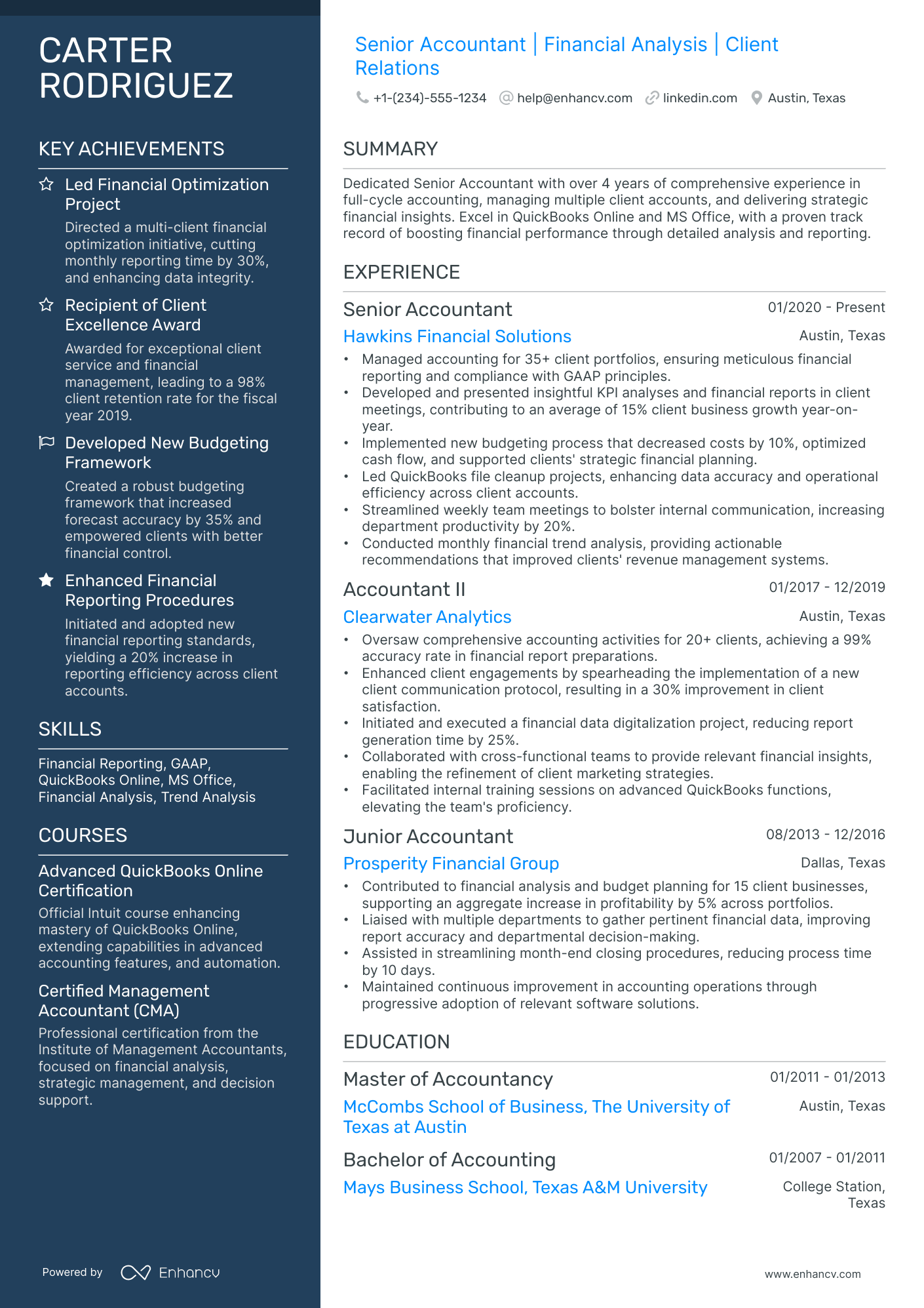 10 Full Cycle Accounting Resume Examples & Guide for 2026