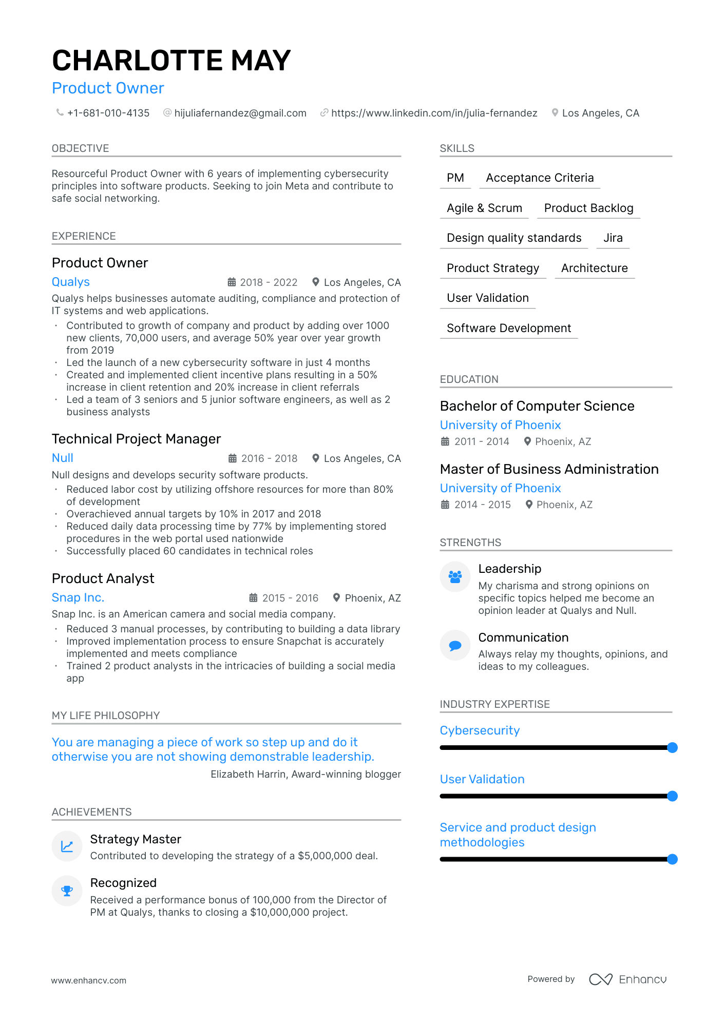 5 Facebook Resume Examples & Guide for 2024