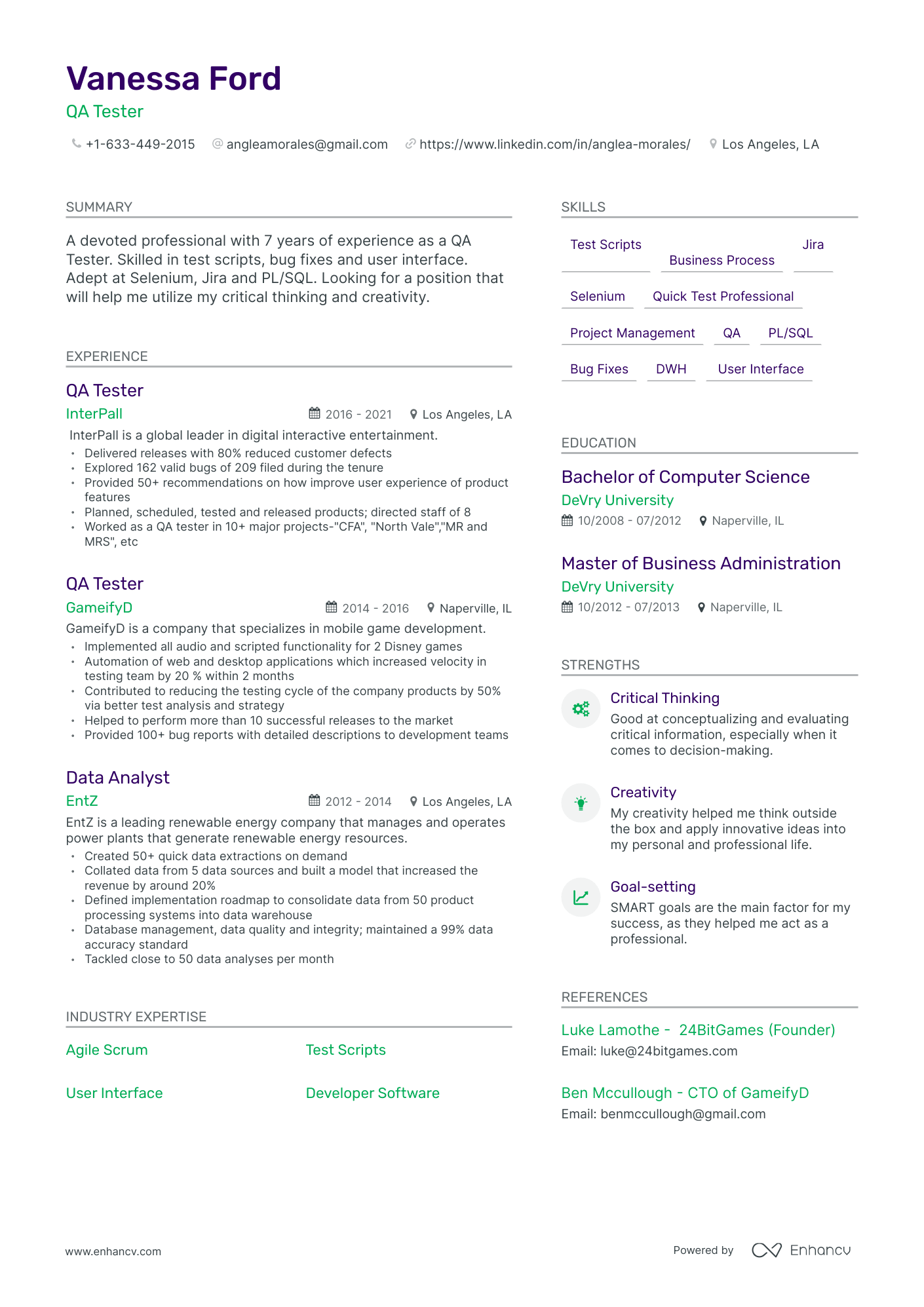 8 QA Tester Resume Examples & Guide for 2023