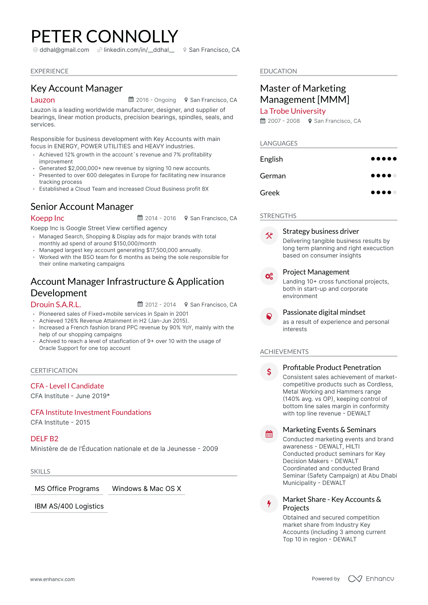 21 Account Manager Resume Examples & Guide for 2023