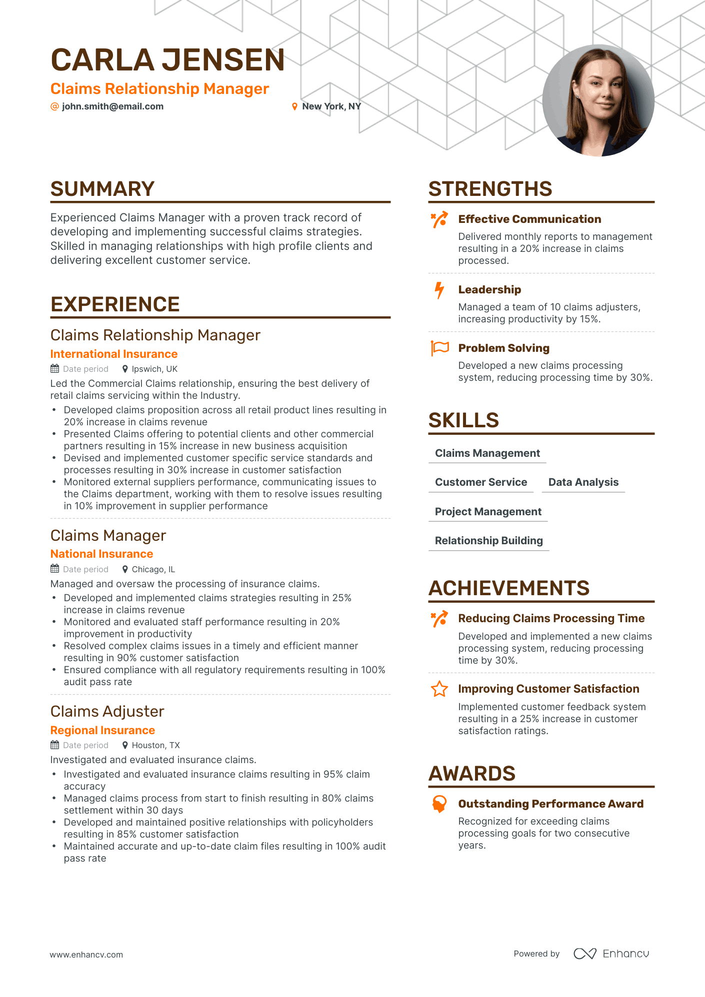 5 Claims Manager Resume Examples & Guide for 2023