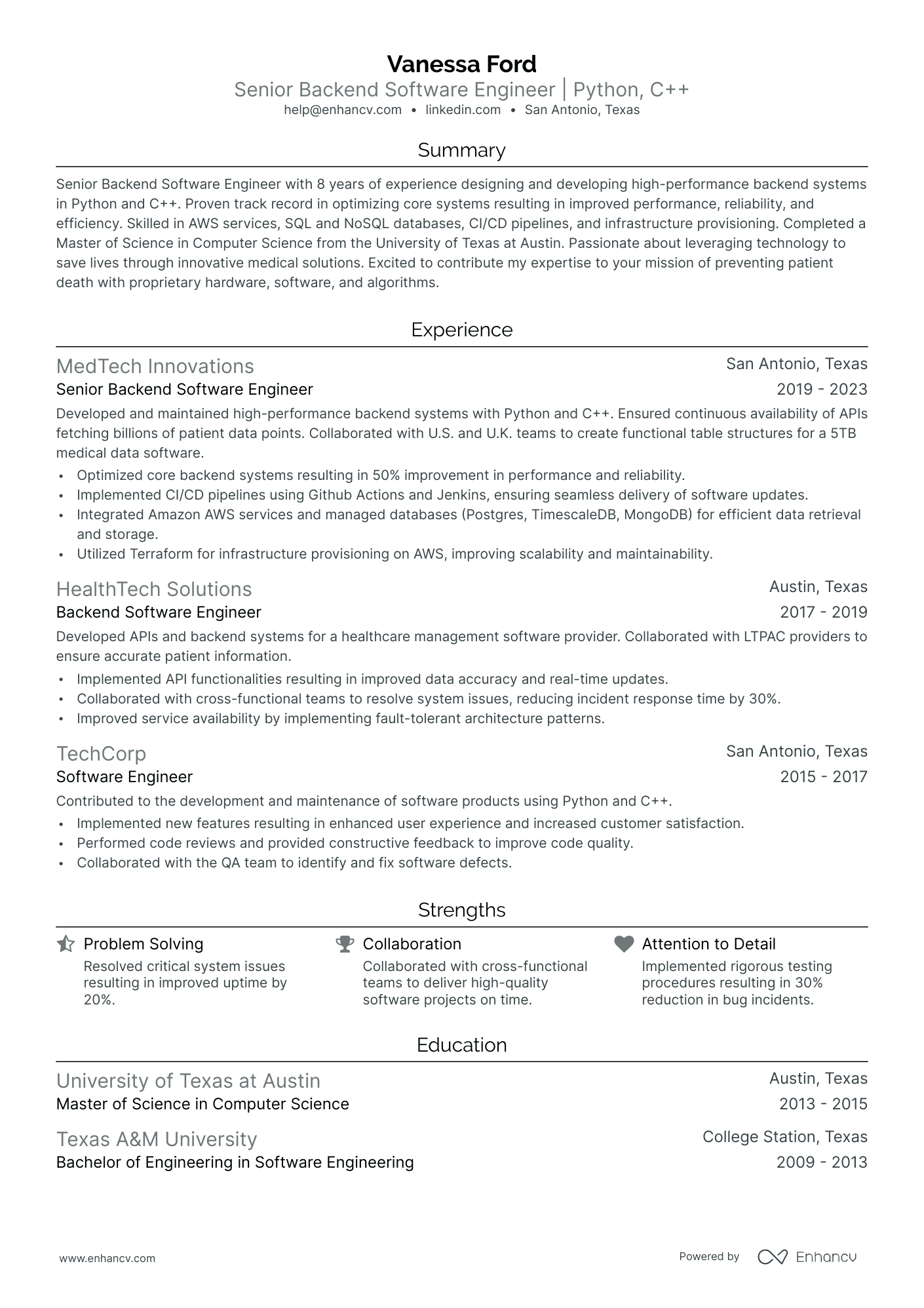 5 Tech Lead Resume Examples & Guide for 2024