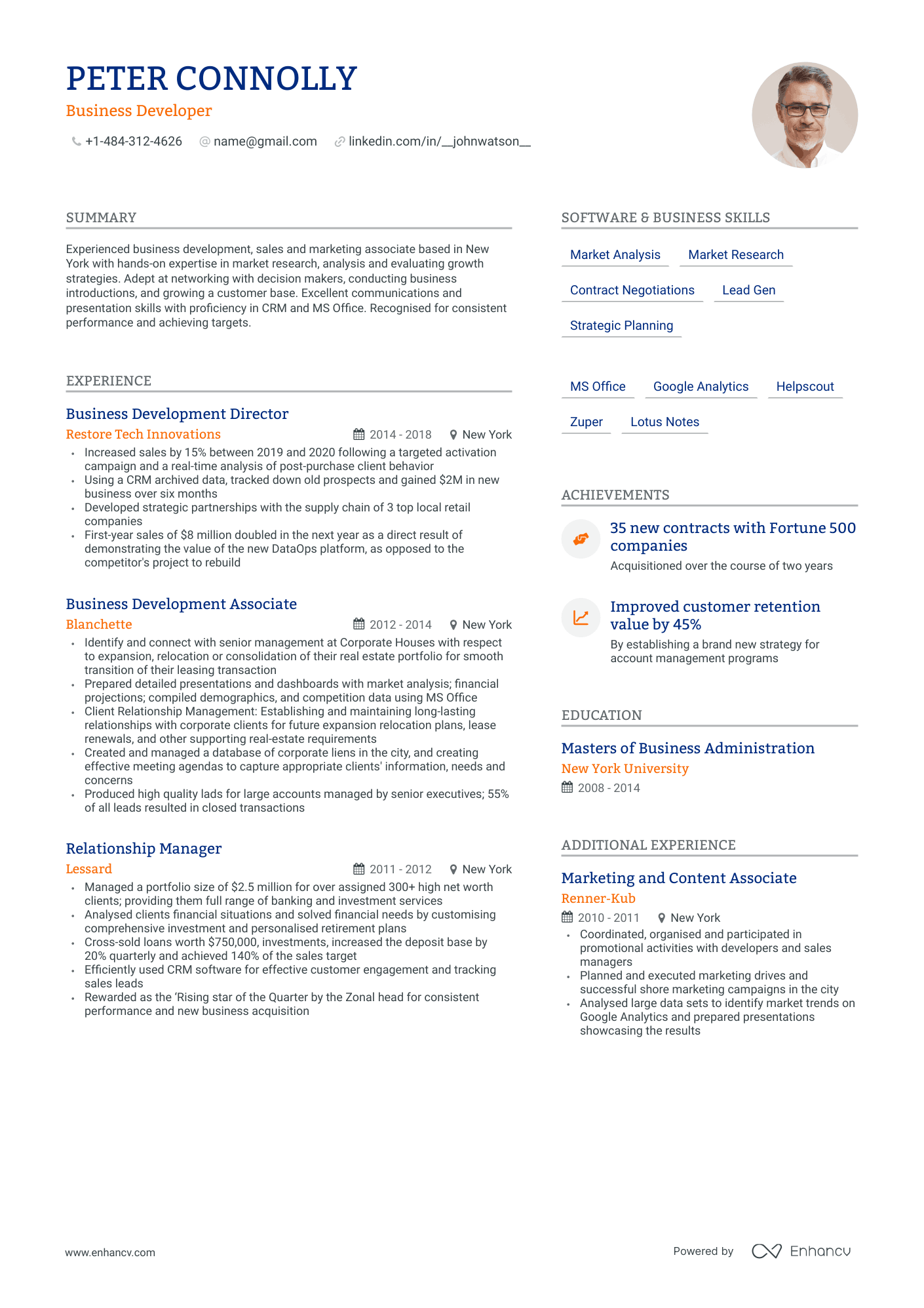 13 Business Development Resume Examples & Guide for 2023