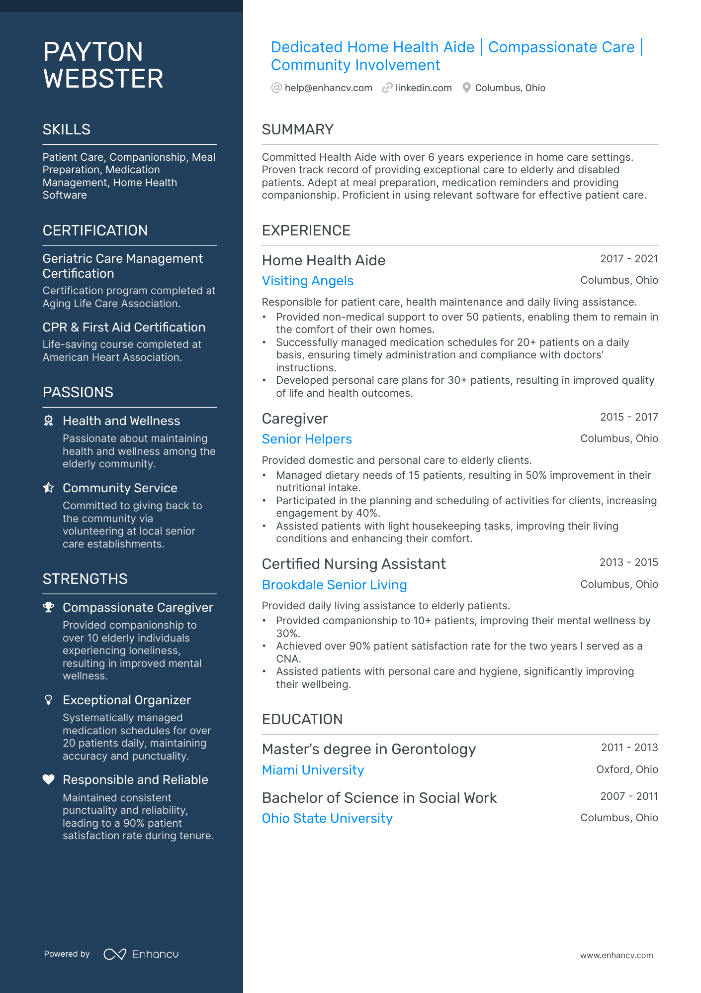 10 Private Caregiver Resume Examples & Guide for 2026