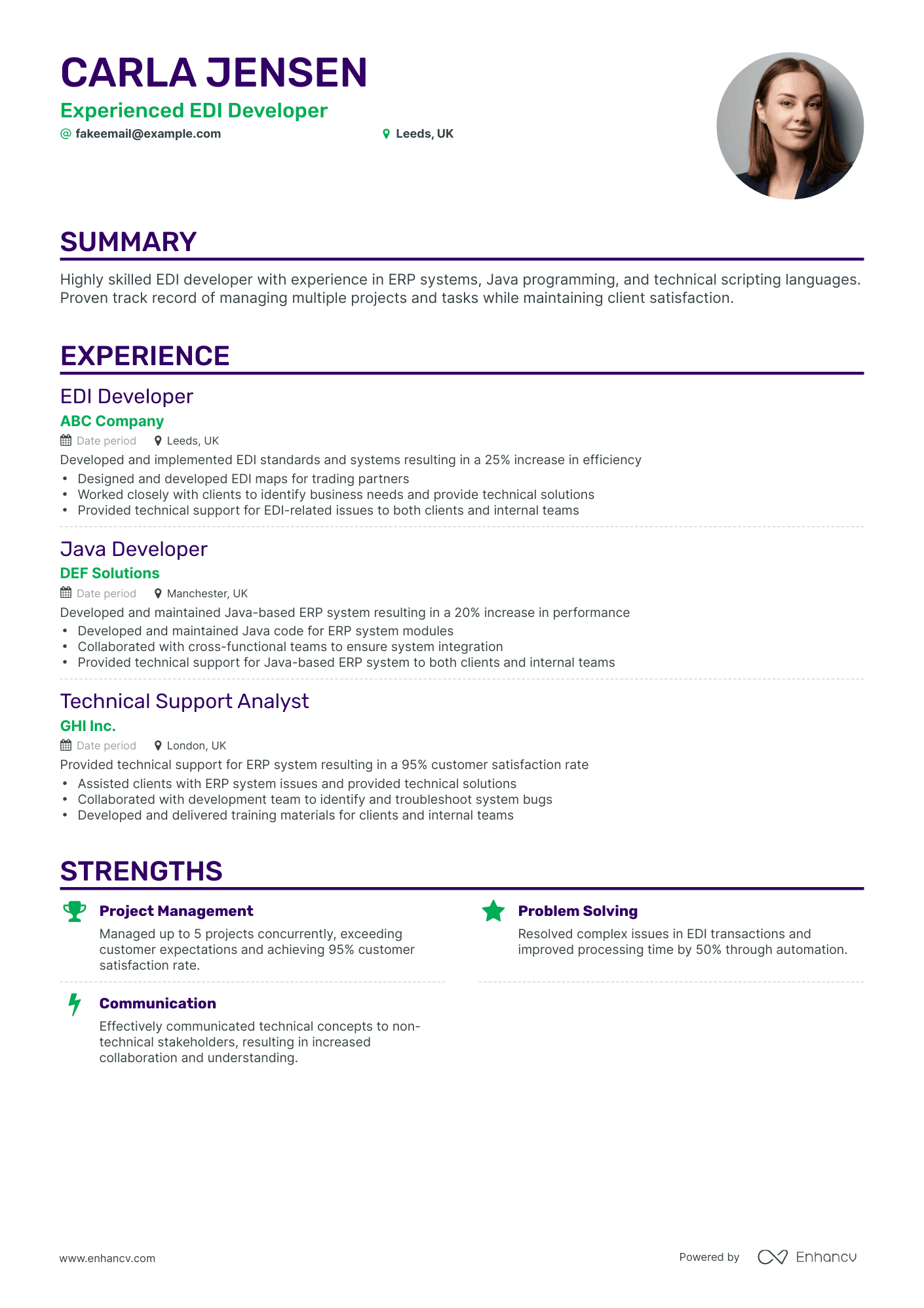 5 EDI Developer Resume Examples & Guide for 2024 5 EDI Developer Resume Examples & Guide for 2024