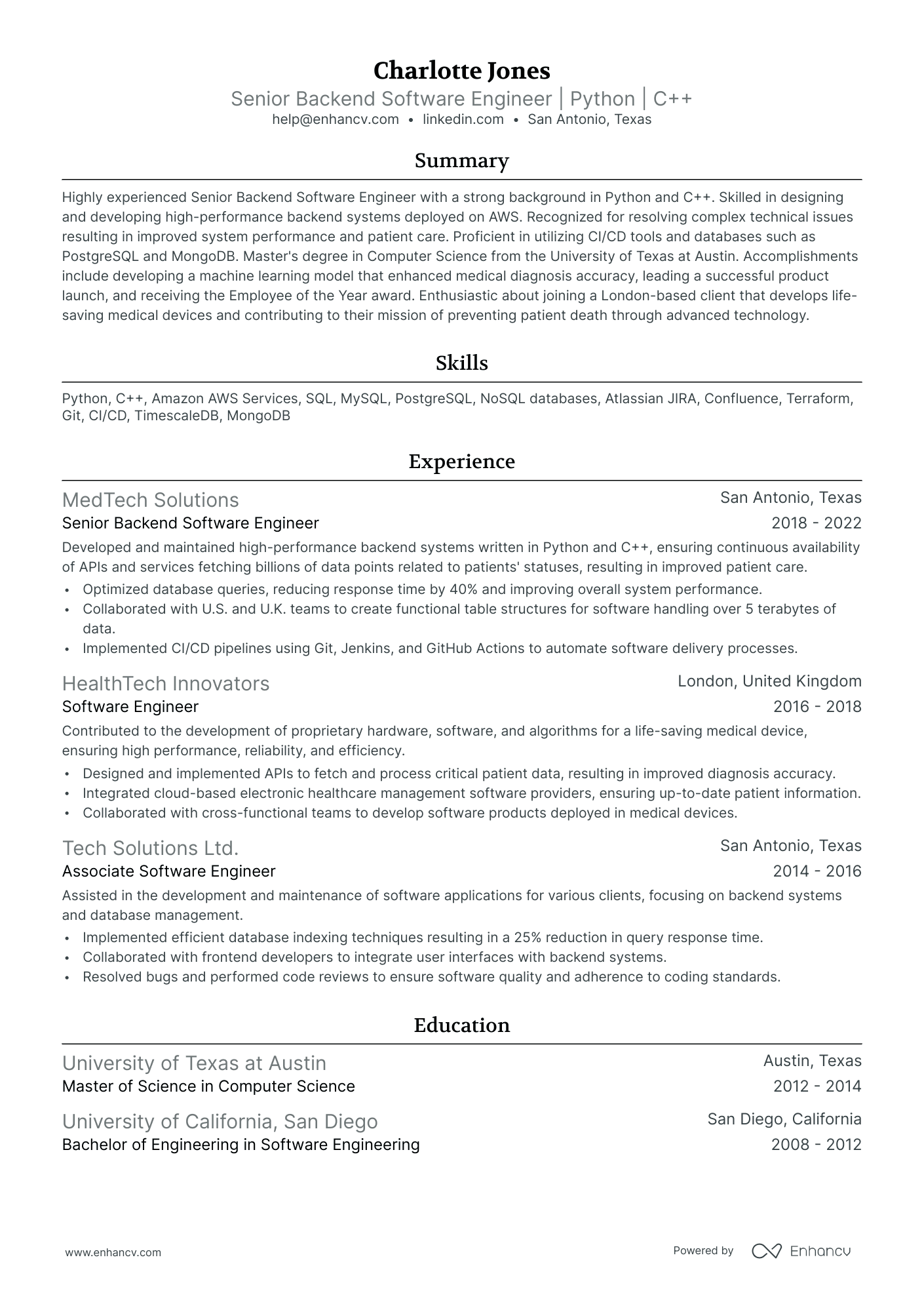 10 Senior Engineer Resume Examples & Guide for 2026