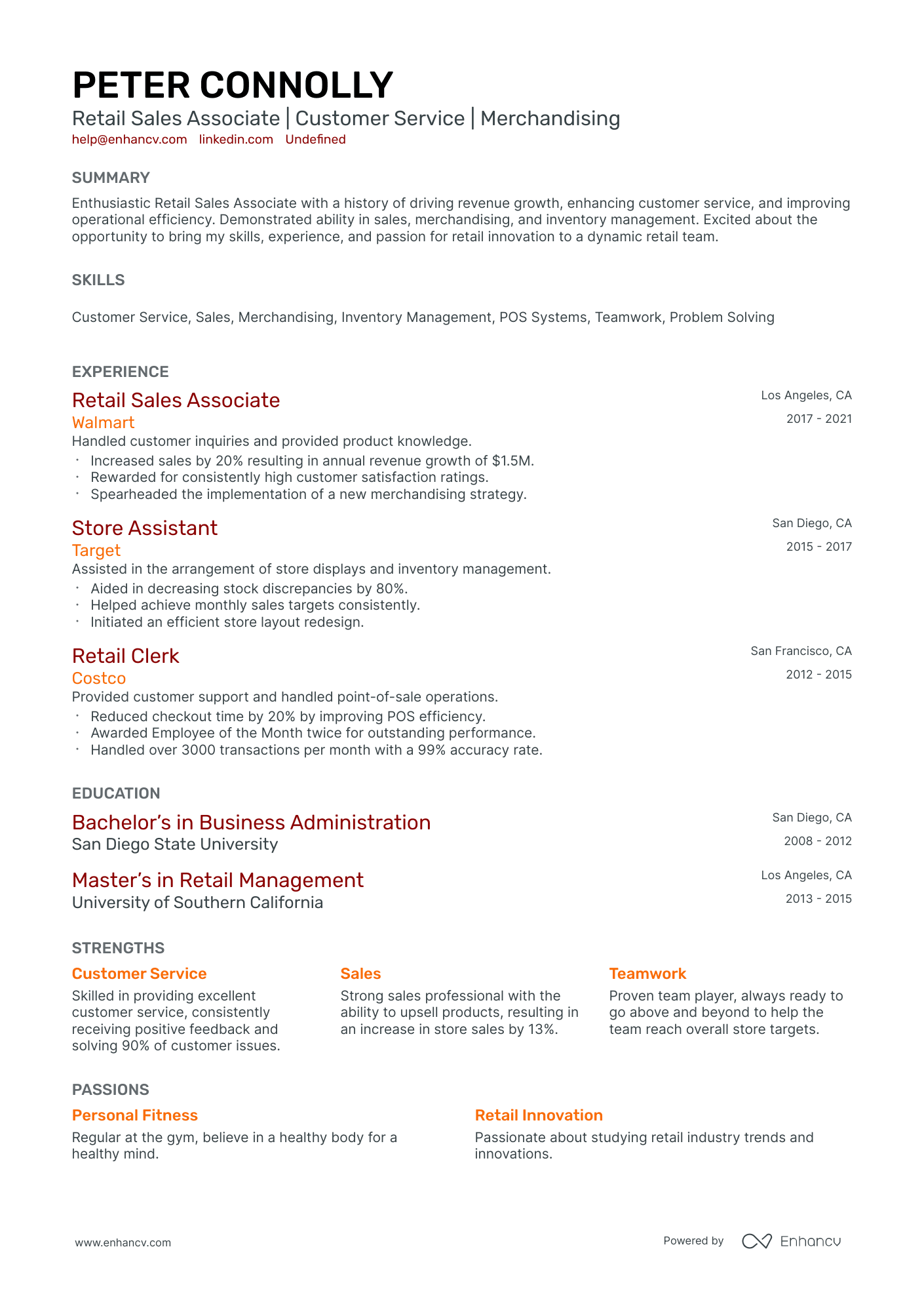 10 Retail Worker Resume Examples & Guide for 2026