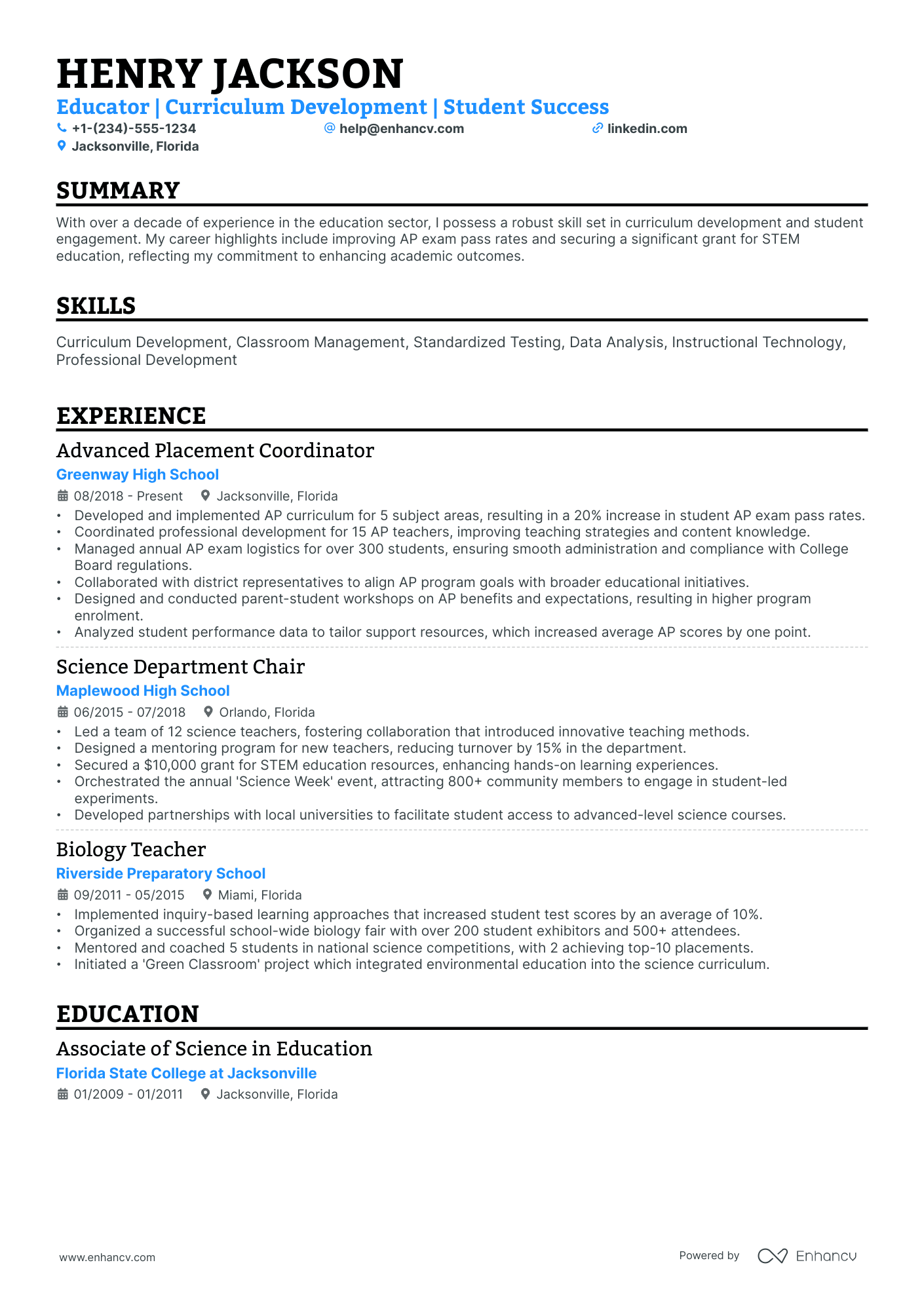 10 Language Teacher Resume Examples, Templates & Guide for 2026
