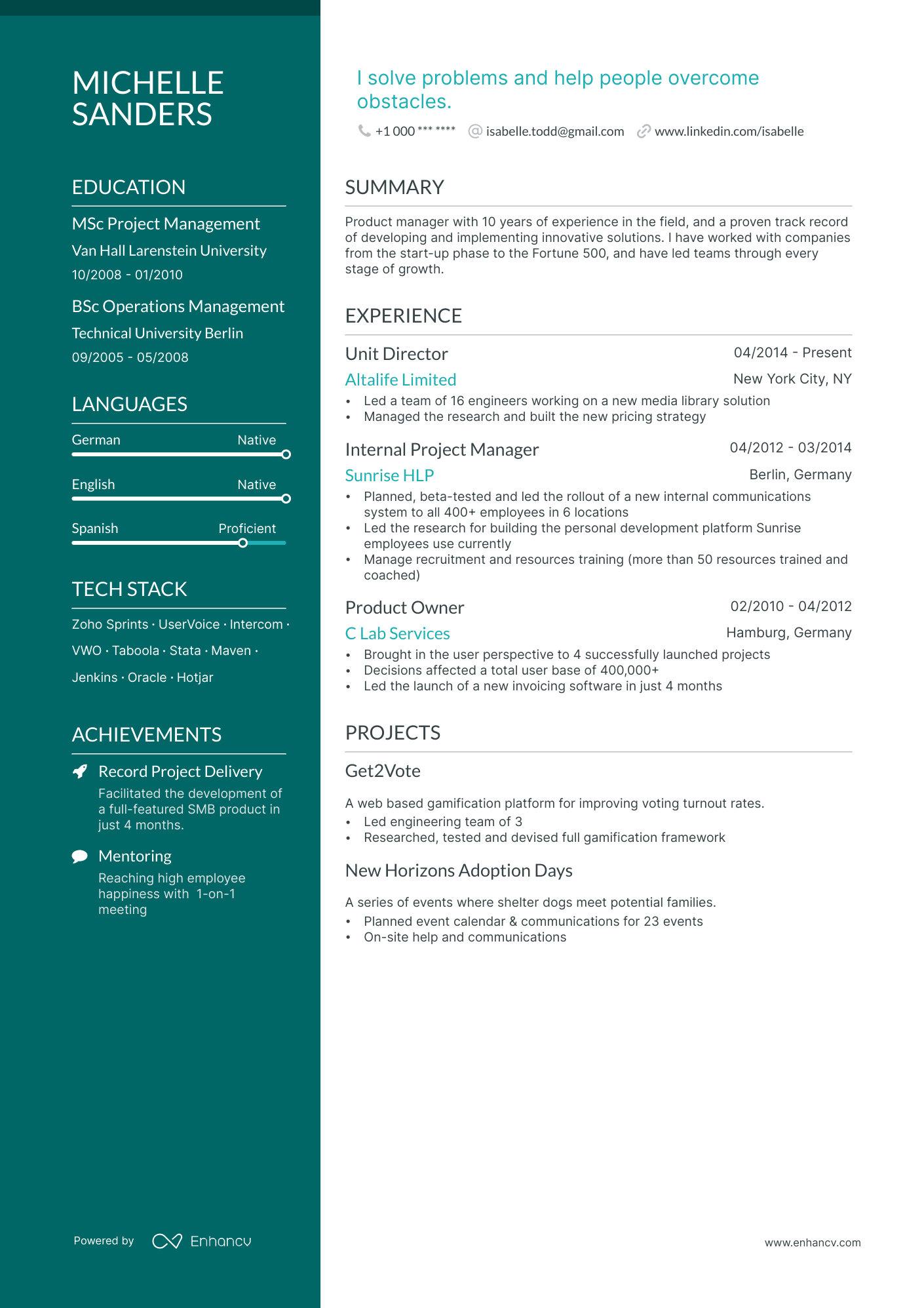 5 US Resume Examples & Guide for 2025