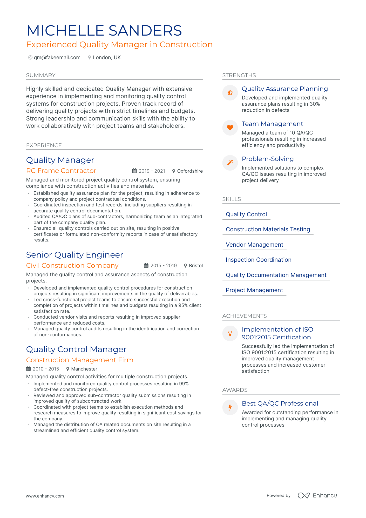 5 QA Manager Resume Examples & Guide for 2024