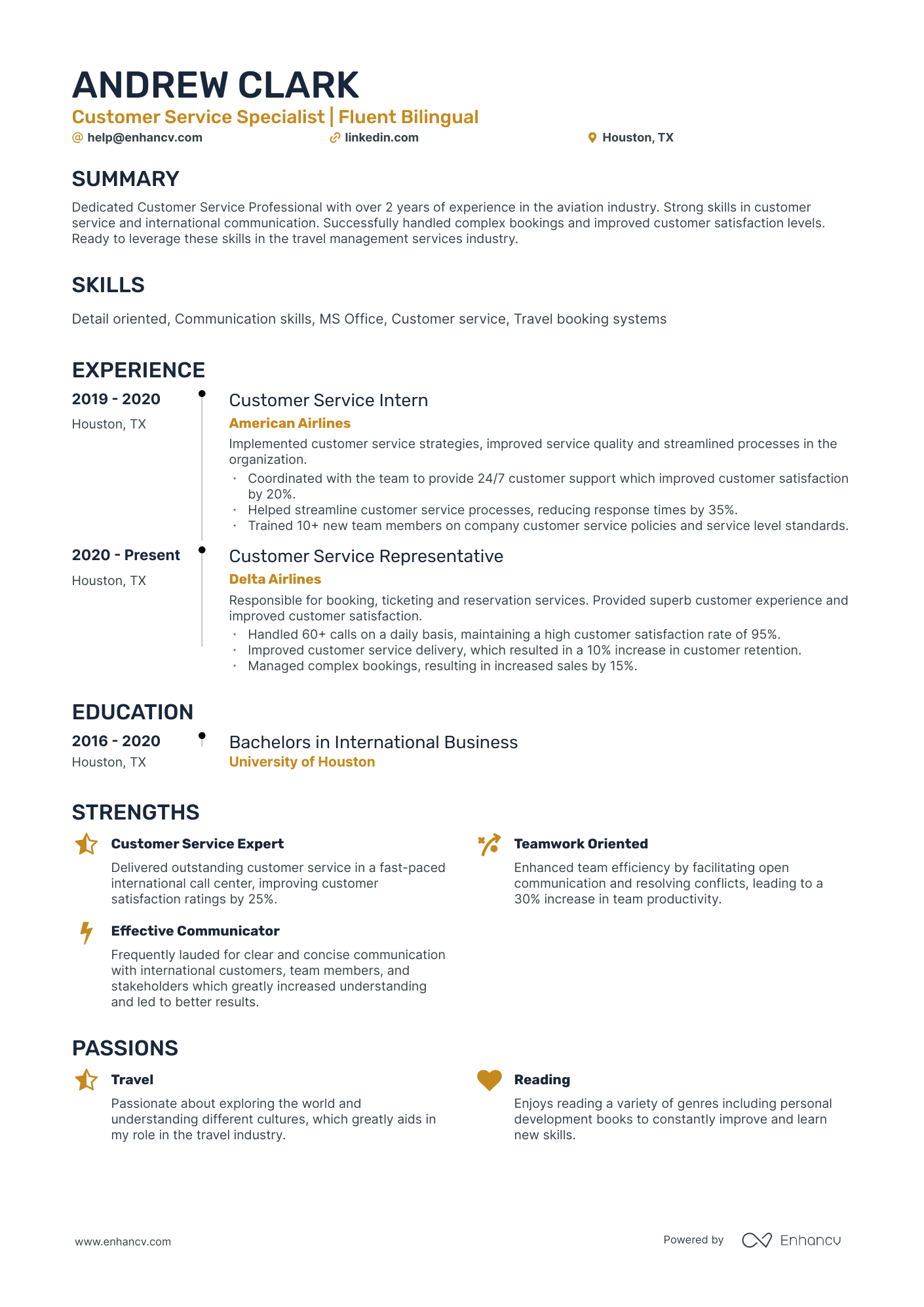 10 Entry-Level Customer Service Resume Examples & Guide for 2025
