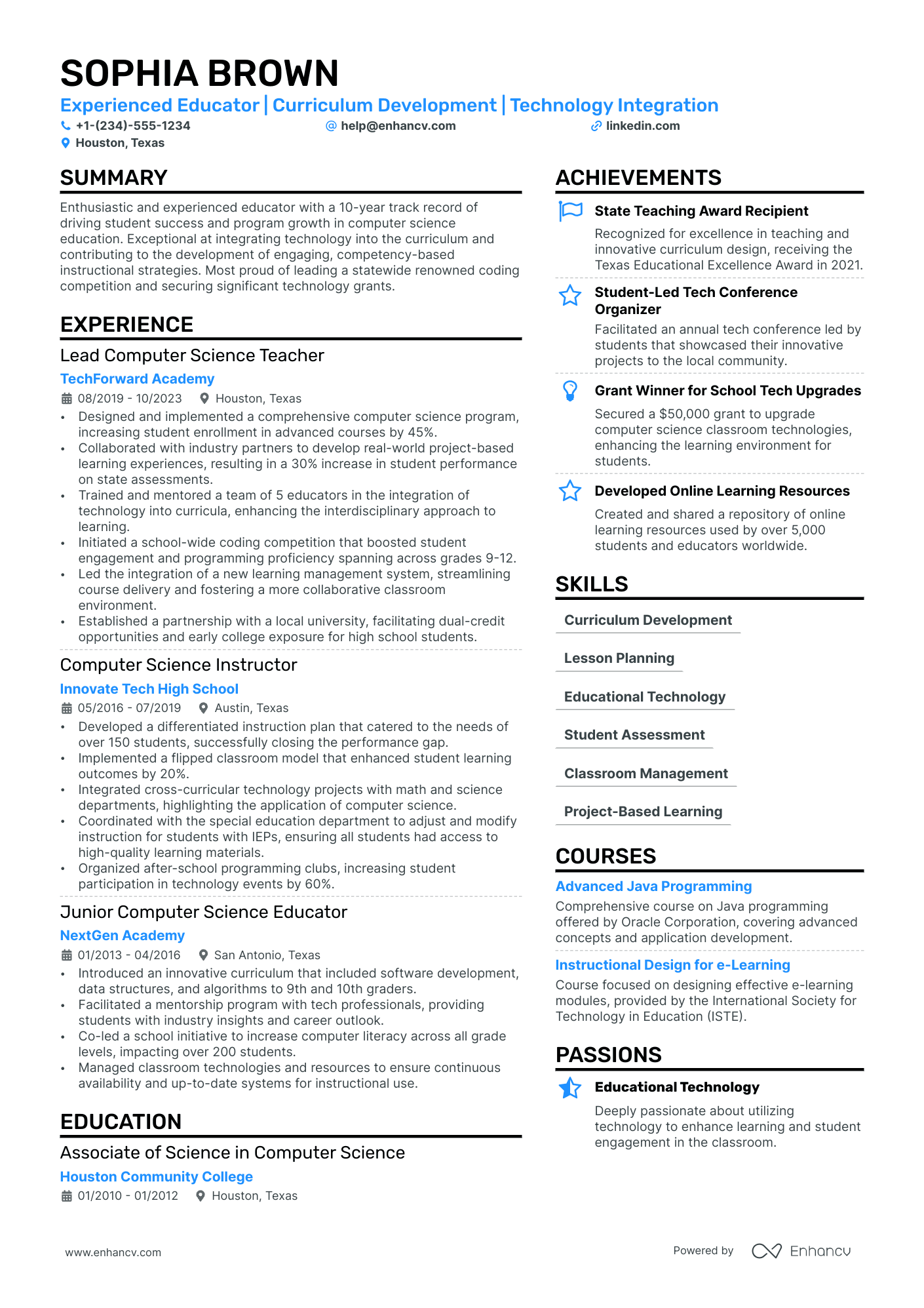 21 Teacher Resume Examples & Guide for 2024 | Resumes for Teaching Jobs