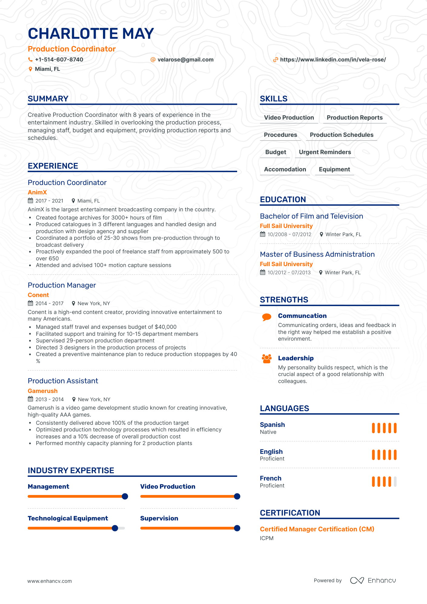 5 Production Coordinator Resume Examples & Guide for 2023