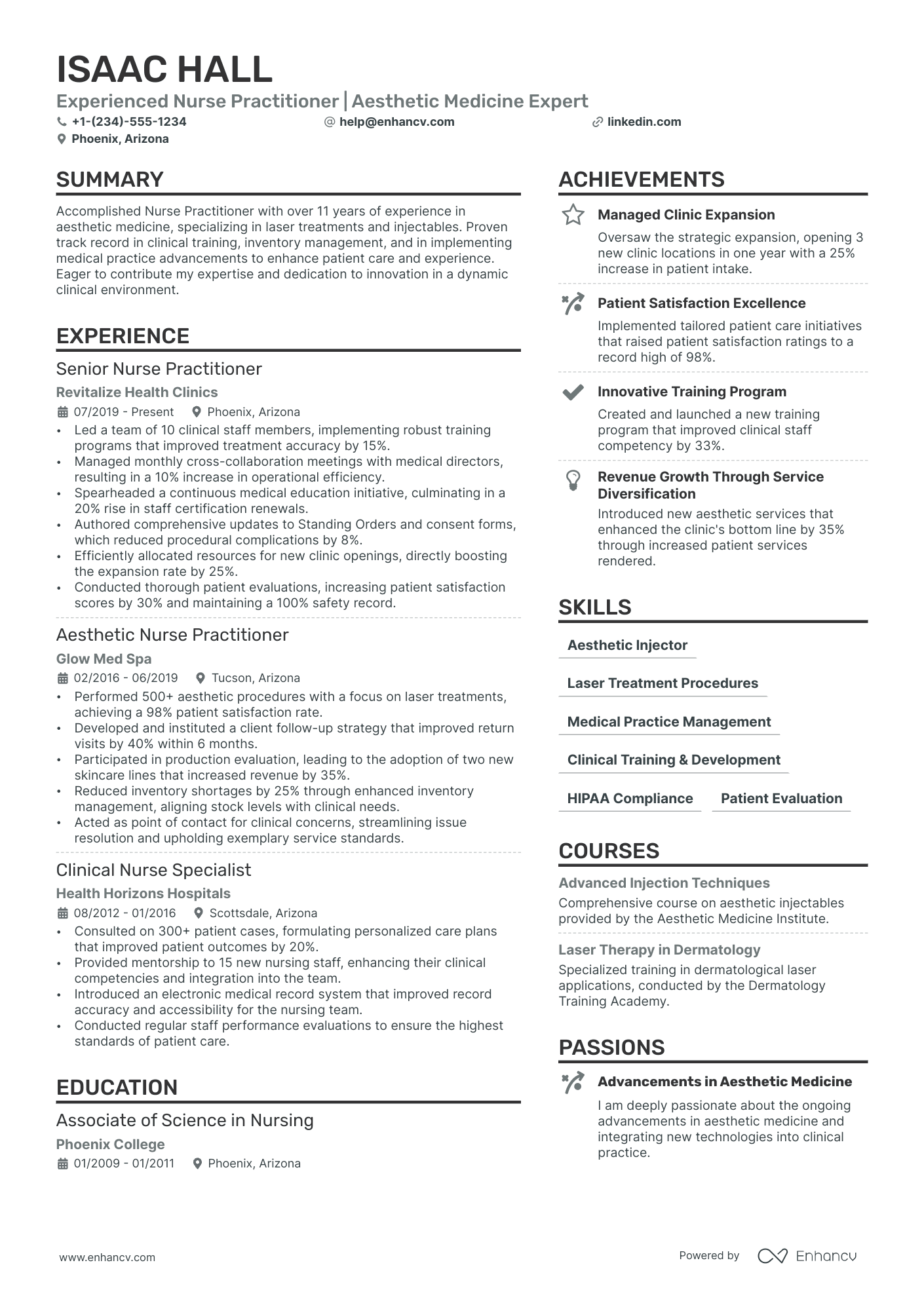 30 Nurse Resume Examples With 10/10 Score In 2025