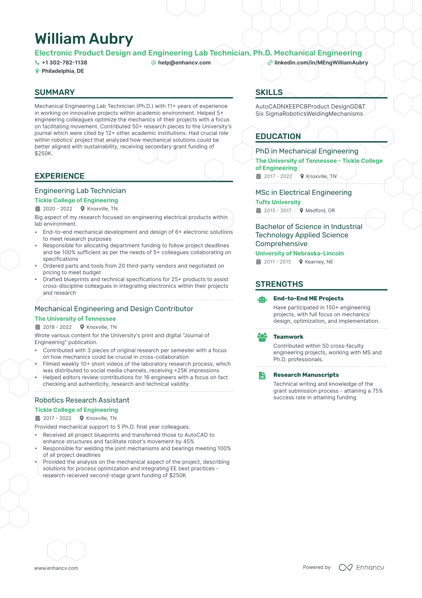 9 PhD Resume Examples & Guide for 2024