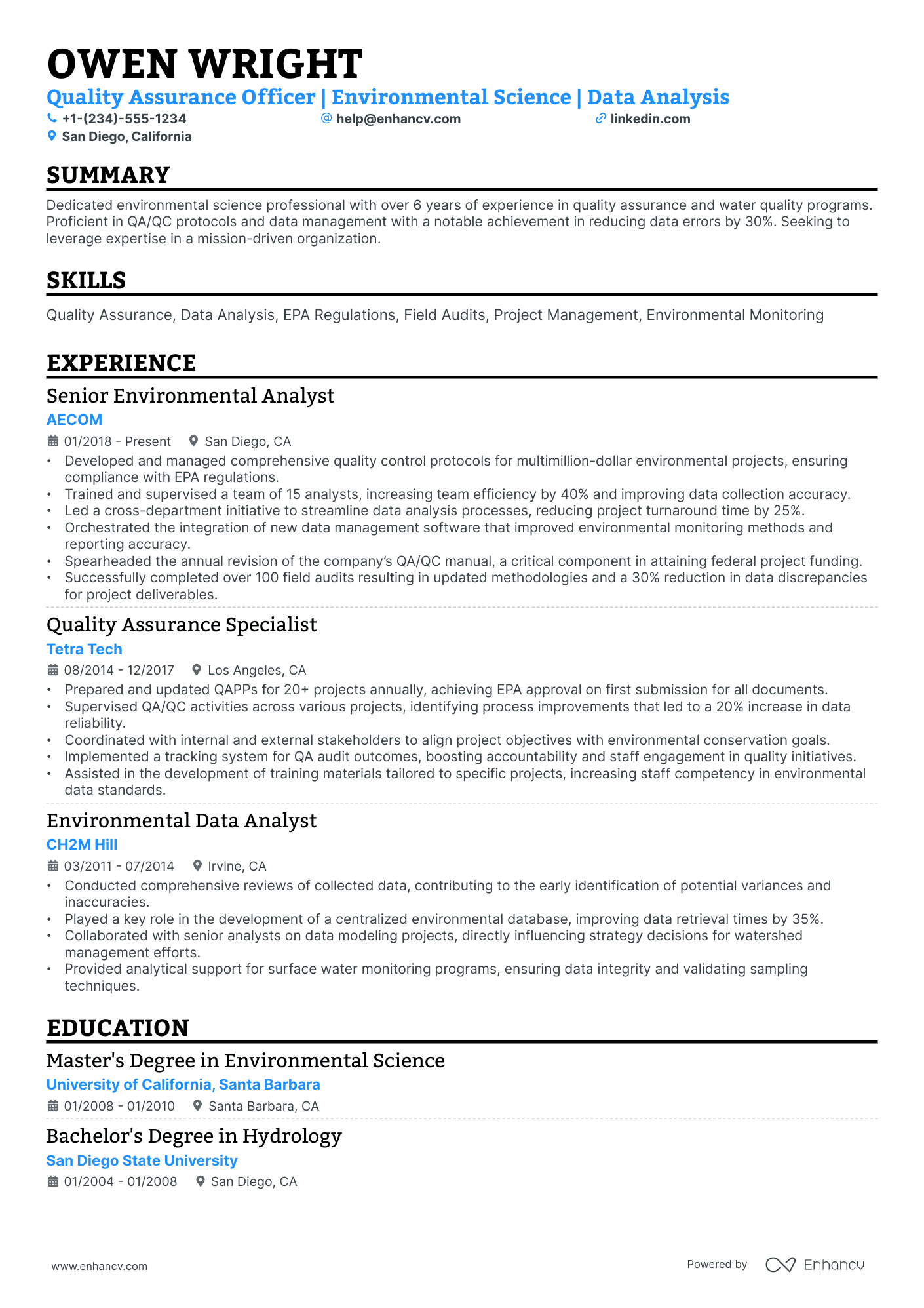 10 Quality Assurance Officer Resume Examples & Guide for 2025