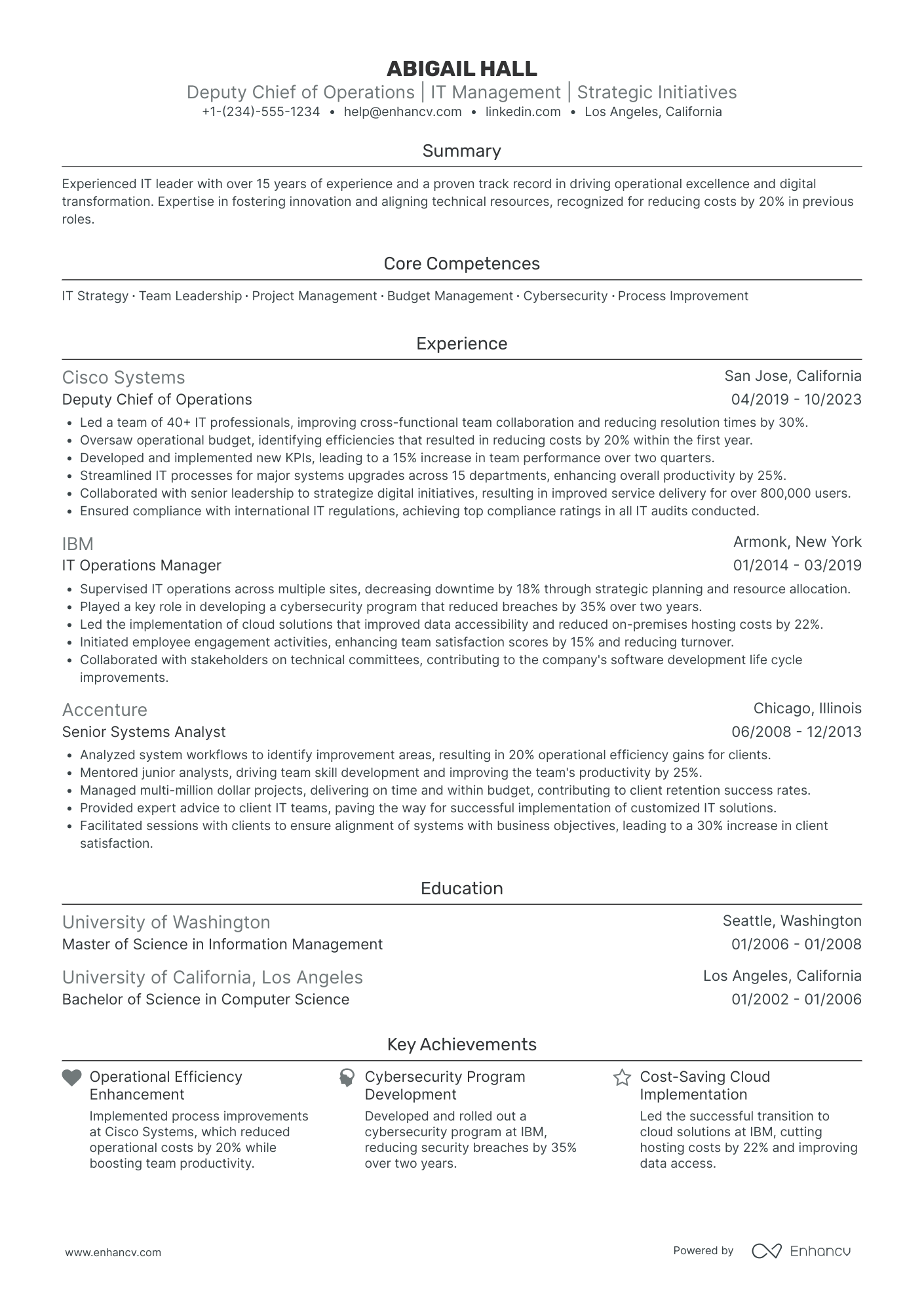 23 Chief Operating Officer (COO) Resume Examples & Guide for 2026