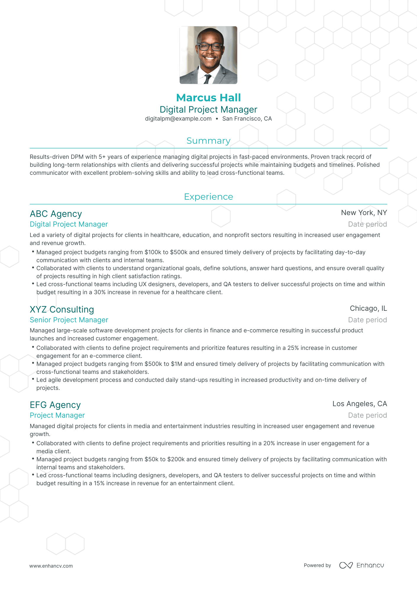 5 Digital Project Manager Resume Examples & Guide for 2023