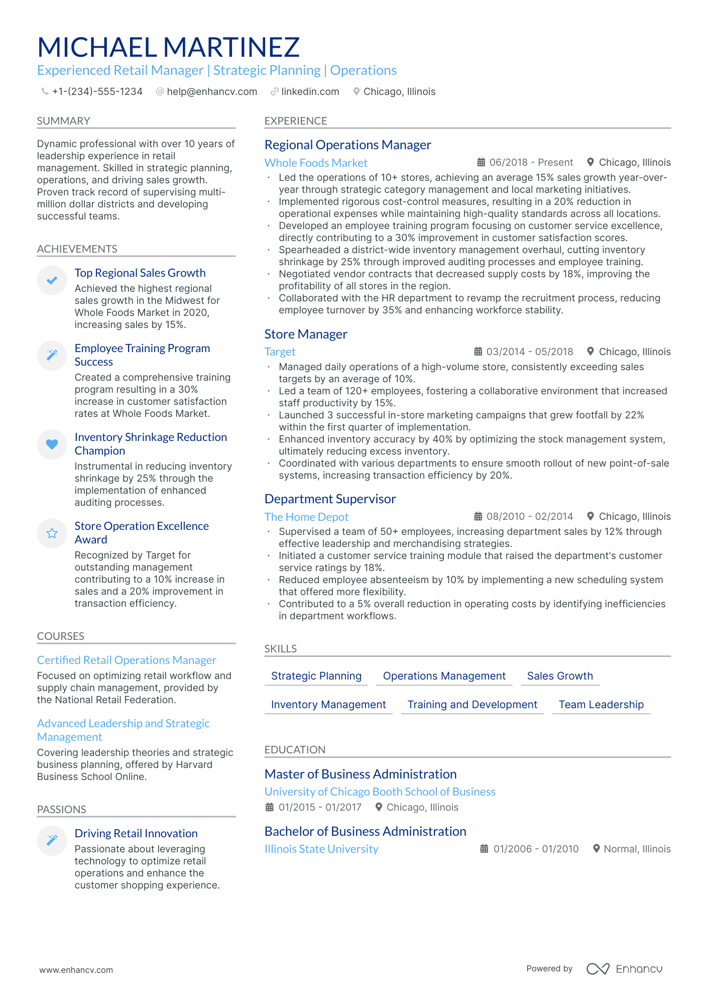 5 District Manager Resume Examples & Guide for 2024