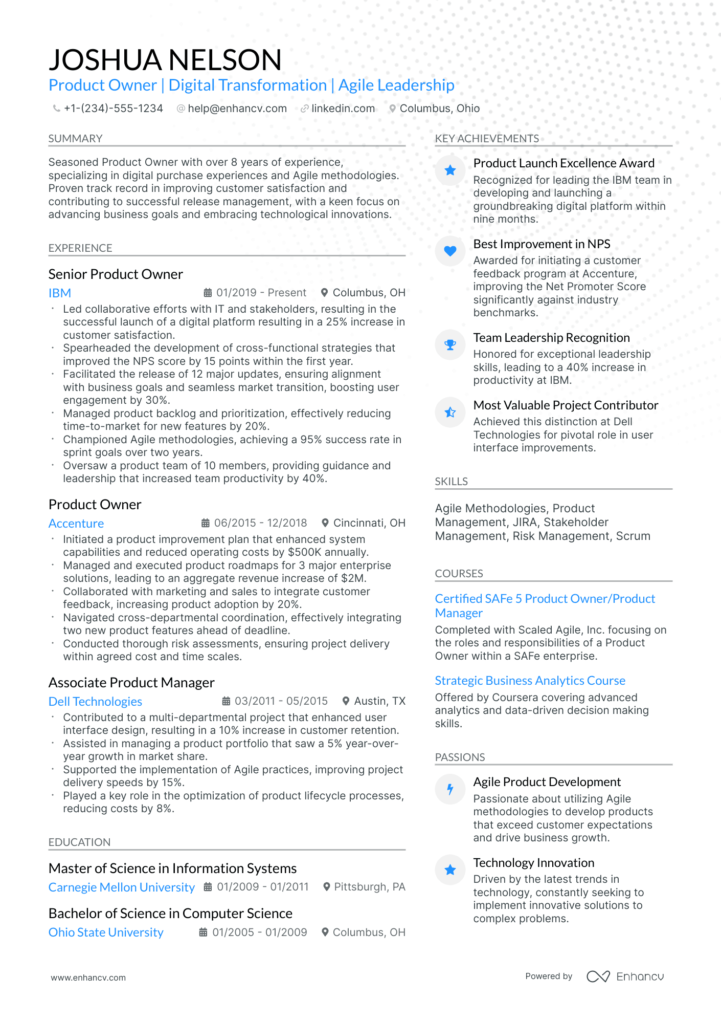 10 Digital Product Manager Resume Examples & Guide for 2026