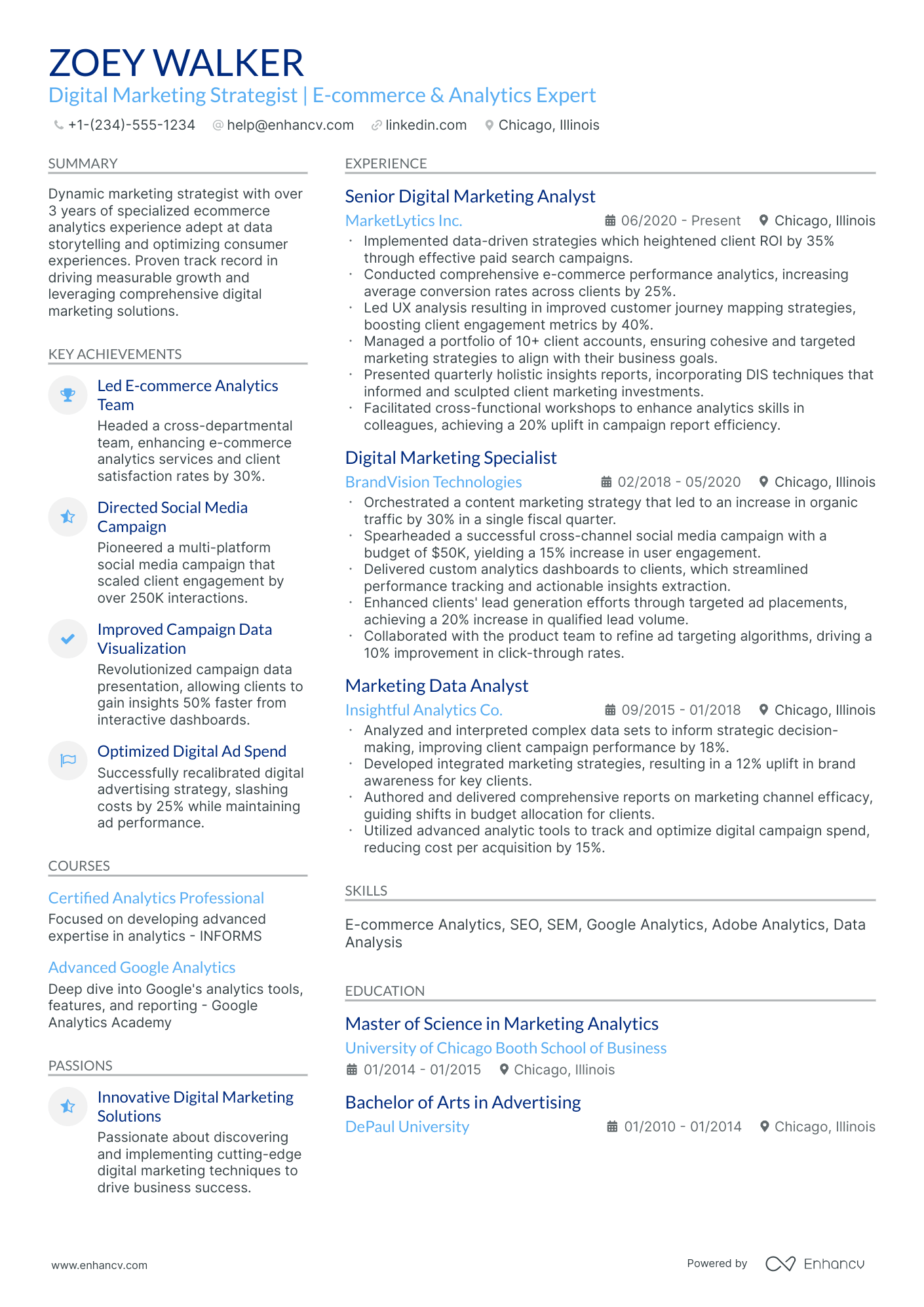 10 Ecommerce Marketing Resume Examples & Guide for 2026