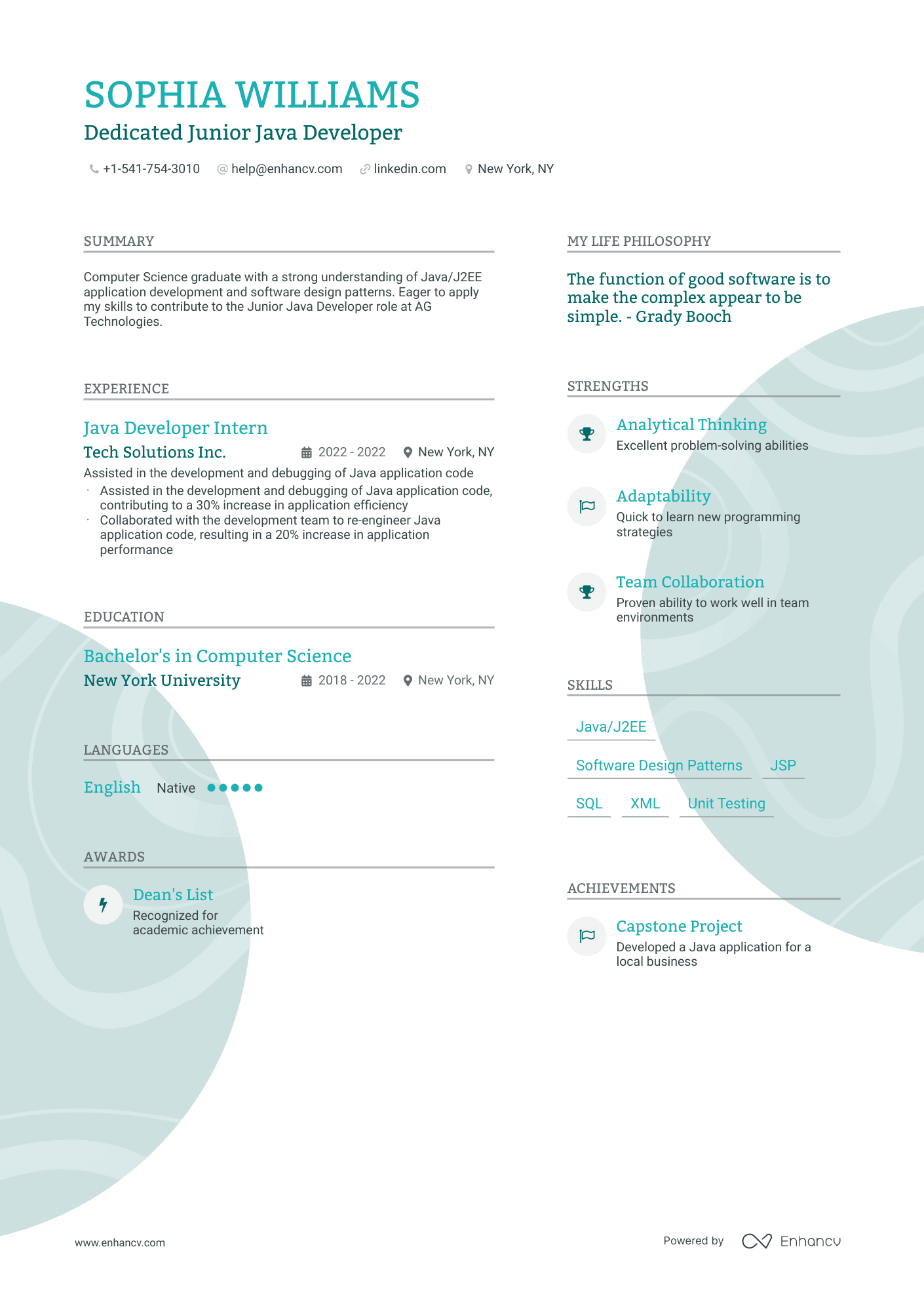 8 Java Developer Resume Examples & Guide for 2023