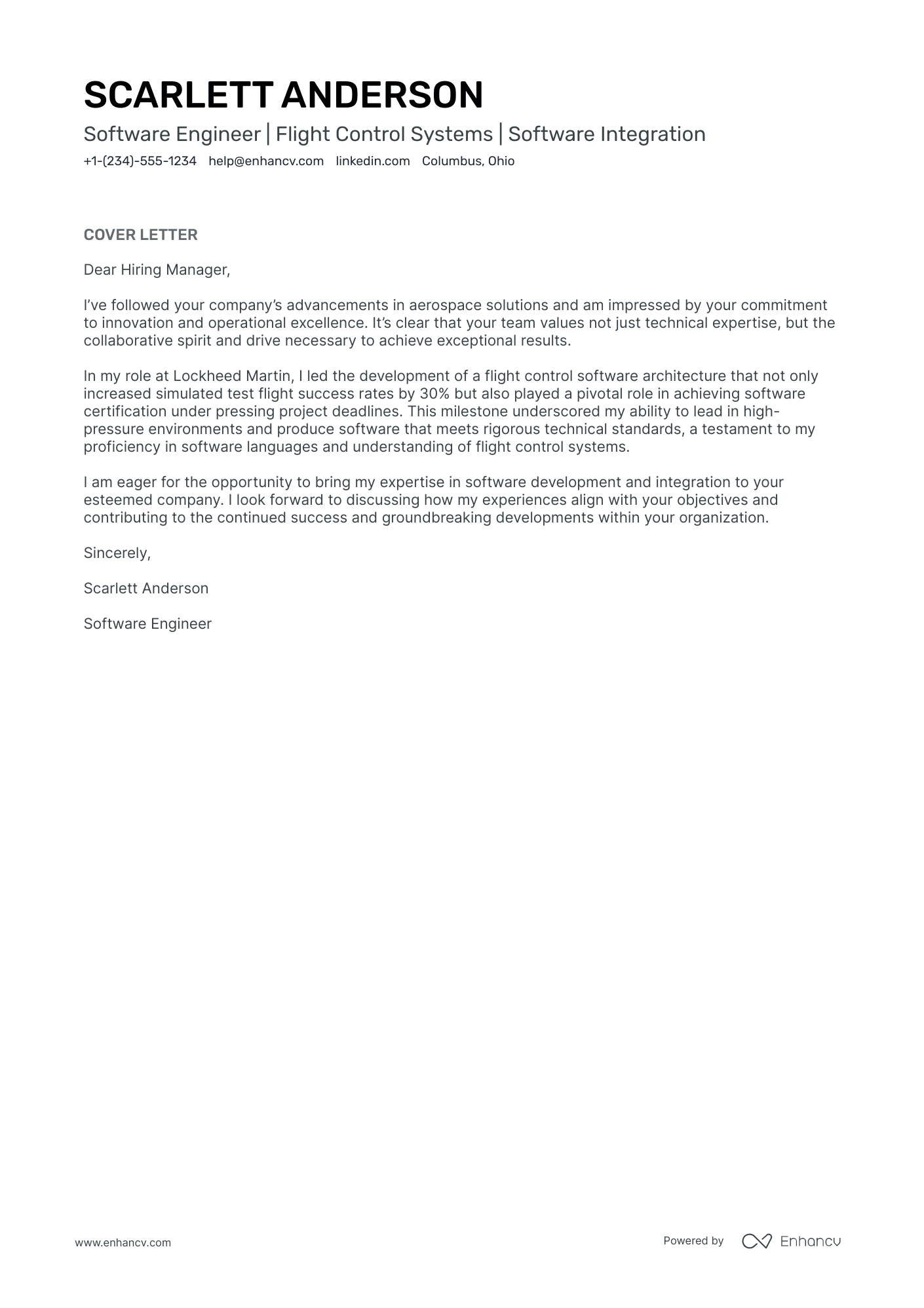 17 Professional Software Engineer Cover Letter Examples for 2025