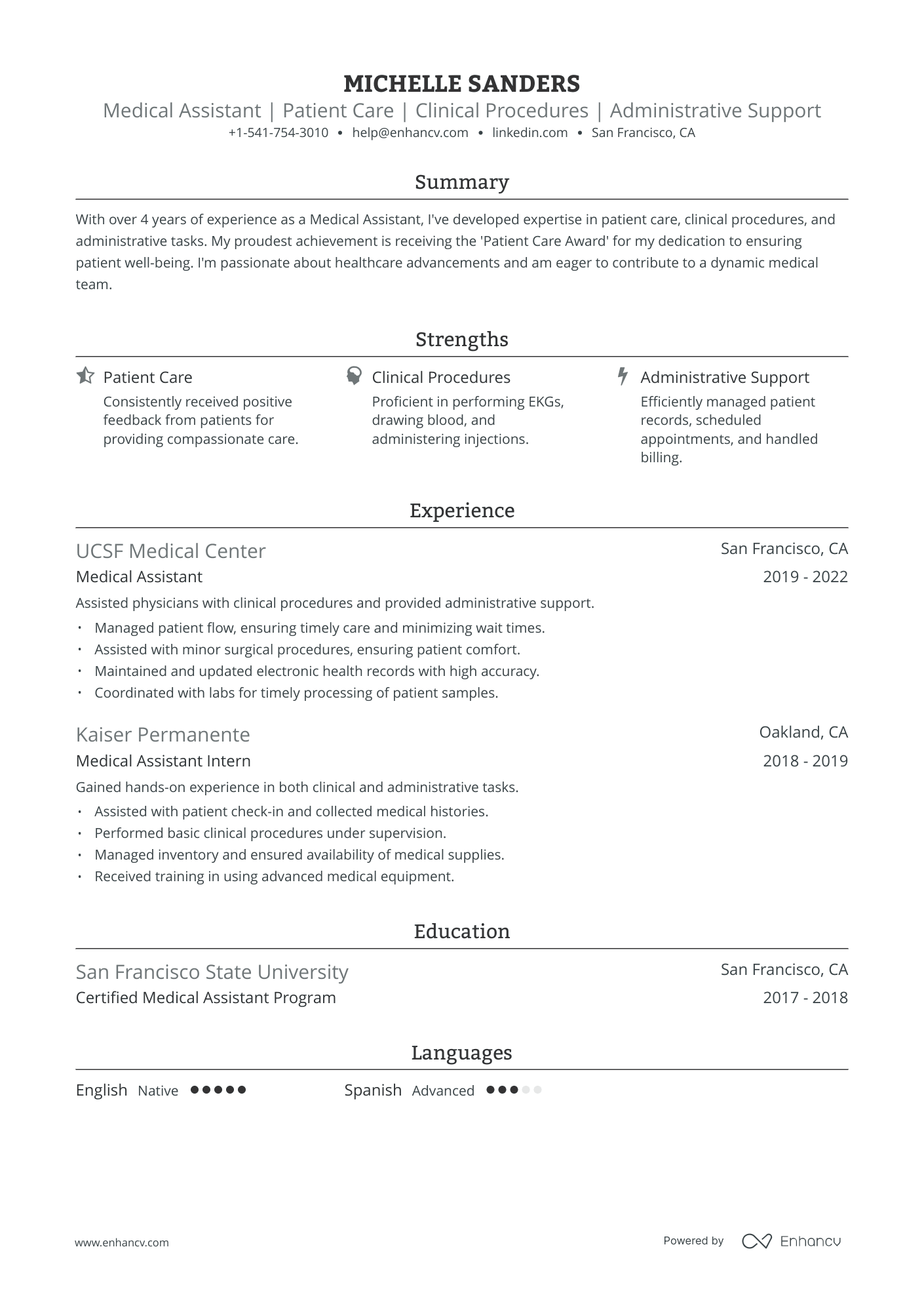 5 Medical Assistant Resume Examples & Guide for 2025