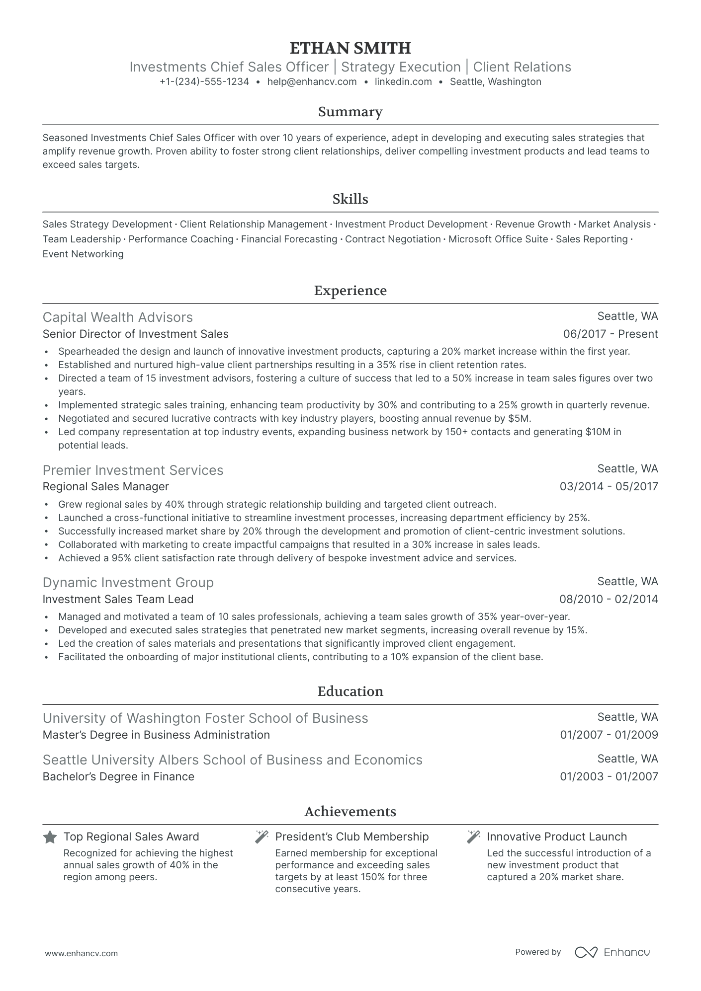 5 Sales Officer Resume Examples & Guide for 2024
