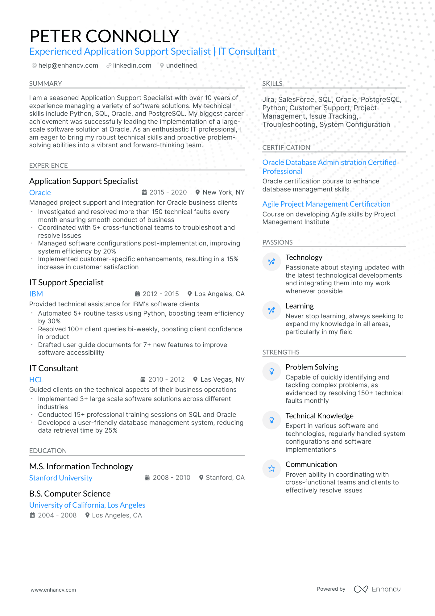 10 Application Support Specialist Resume Examples & Guide for 2026