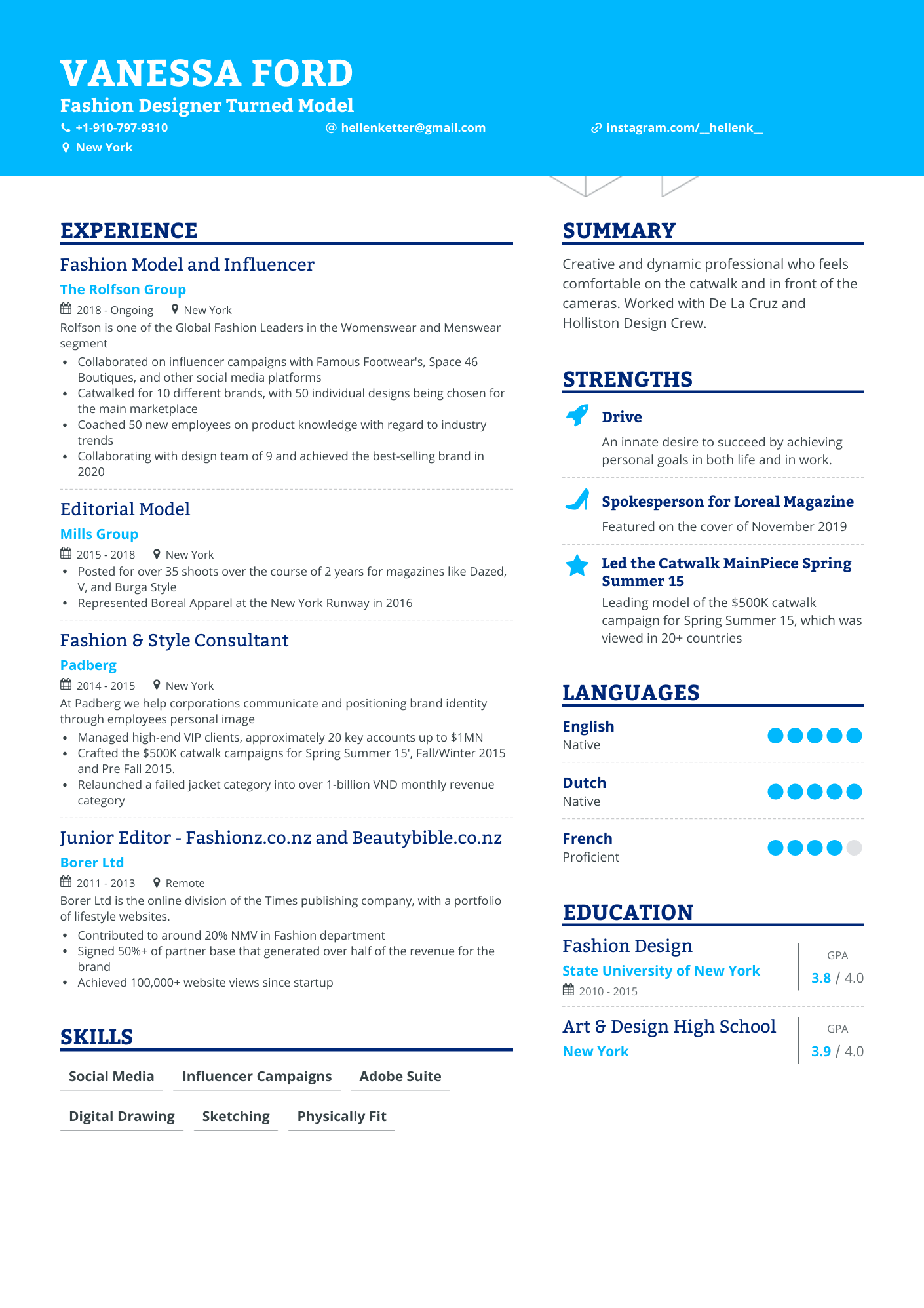 5 Model Resume Examples & Guide for 2024