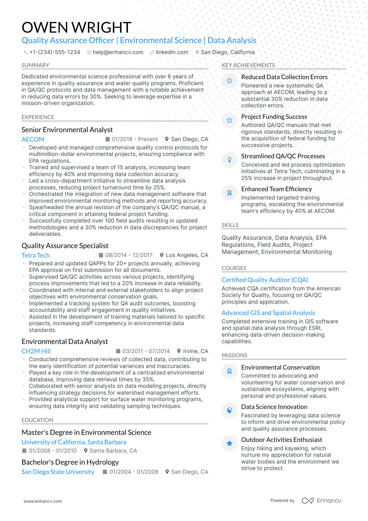 10 Quality Assurance Officer Resume Examples & Guide for 2026