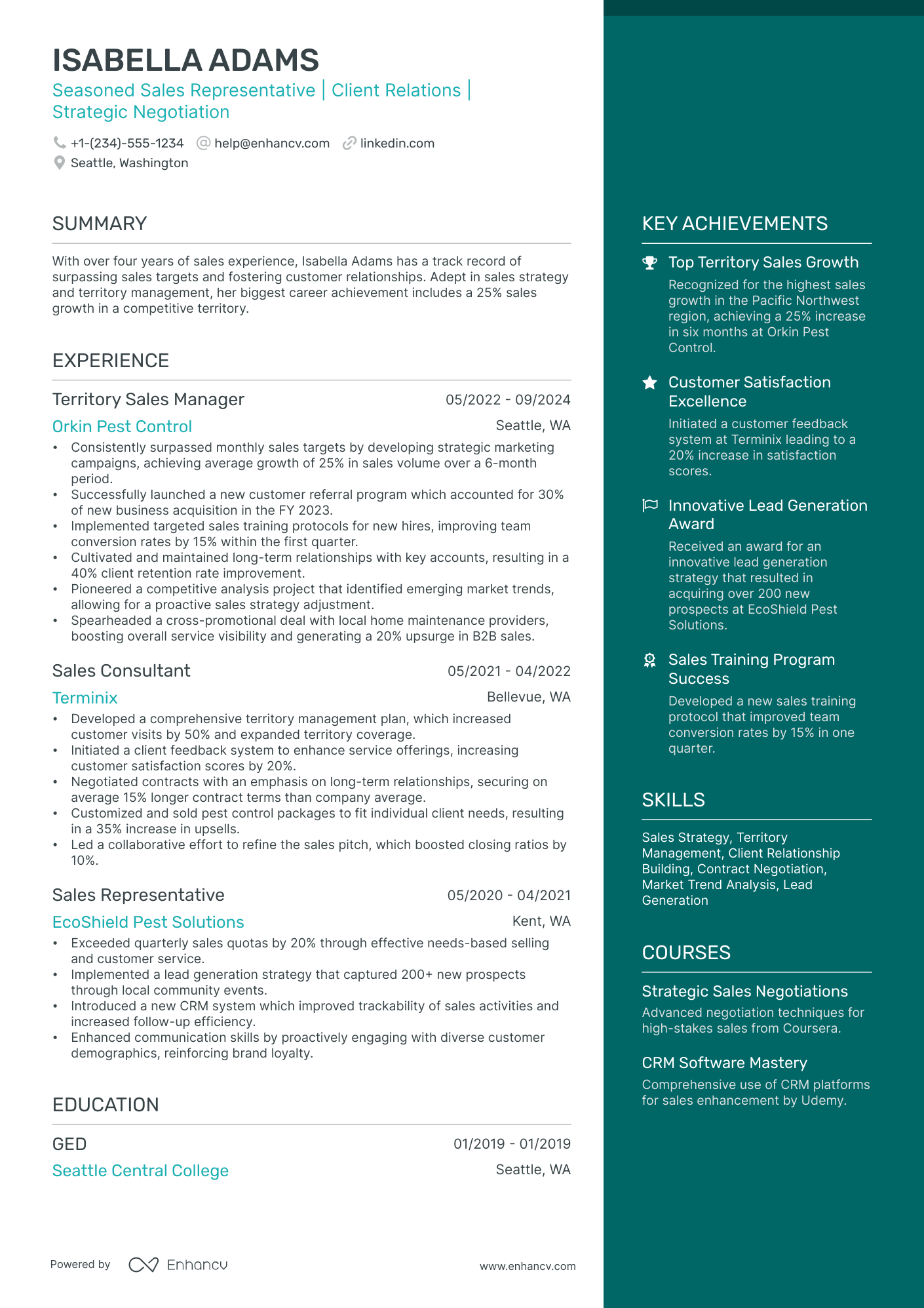 10 Door to Door Sales Resume Examples & Guide for 2026