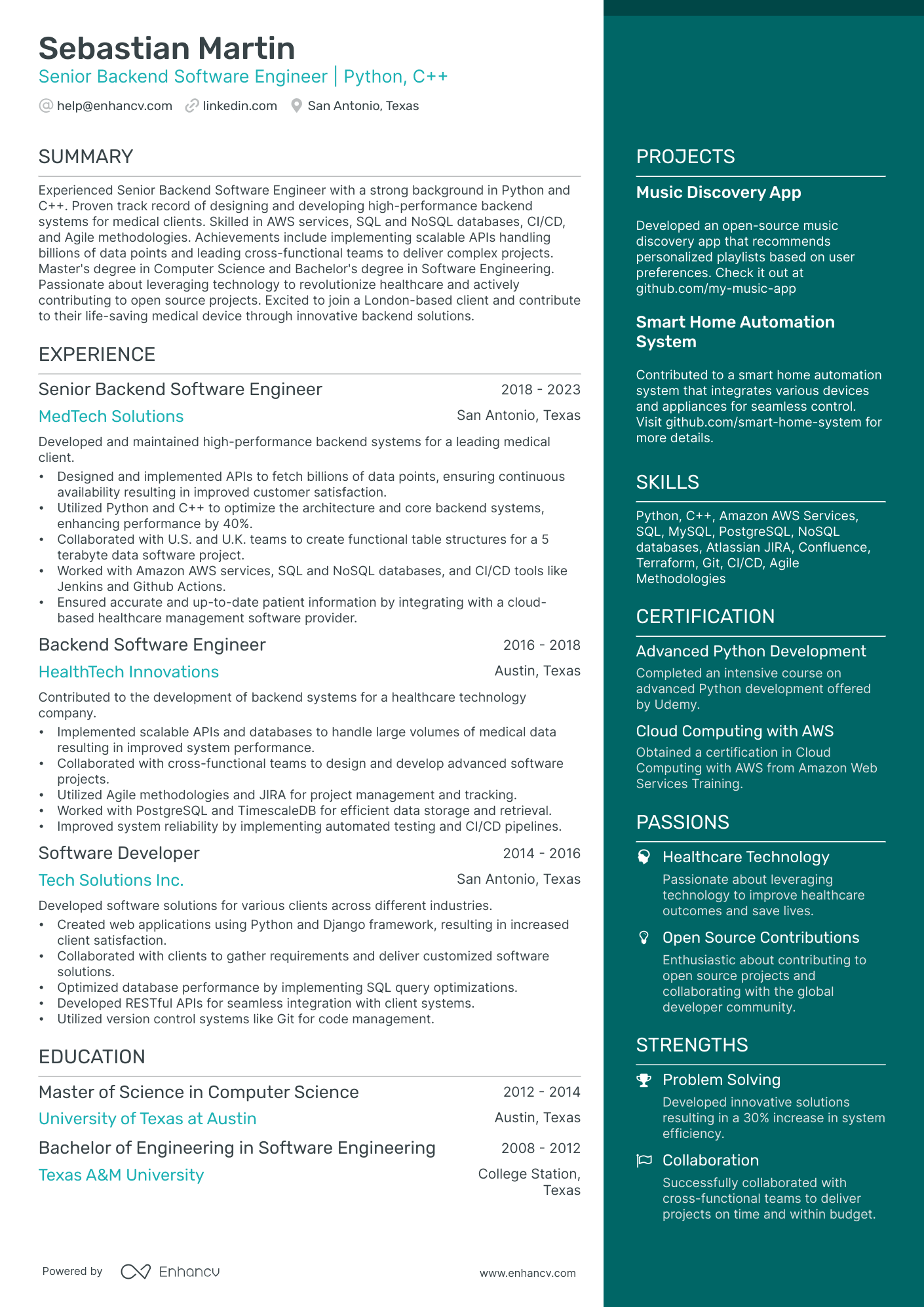 10 Senior Network Engineer Resume Examples & Guide for 2026
