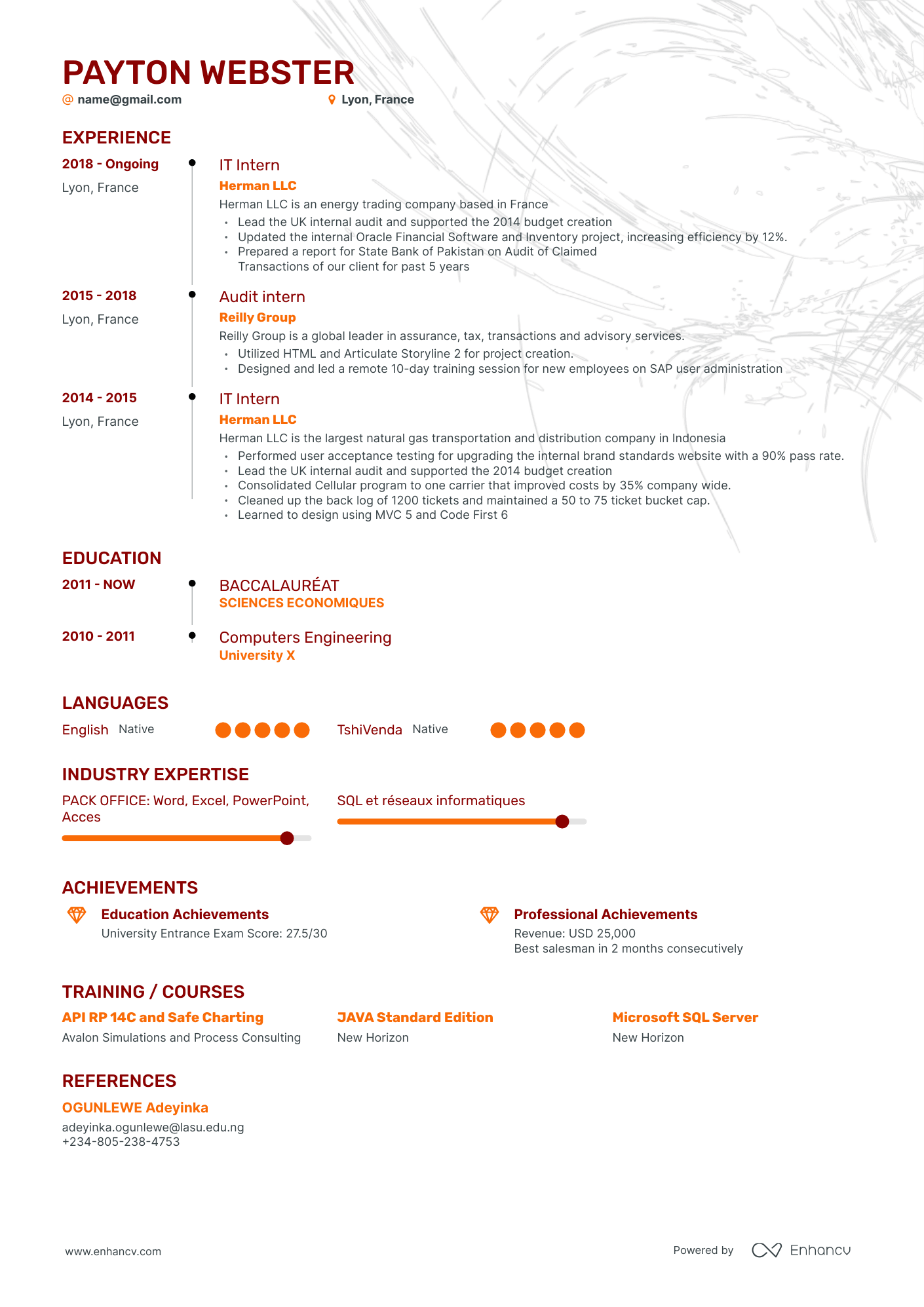 5 IT Intern Resume Examples & Guide for 2023