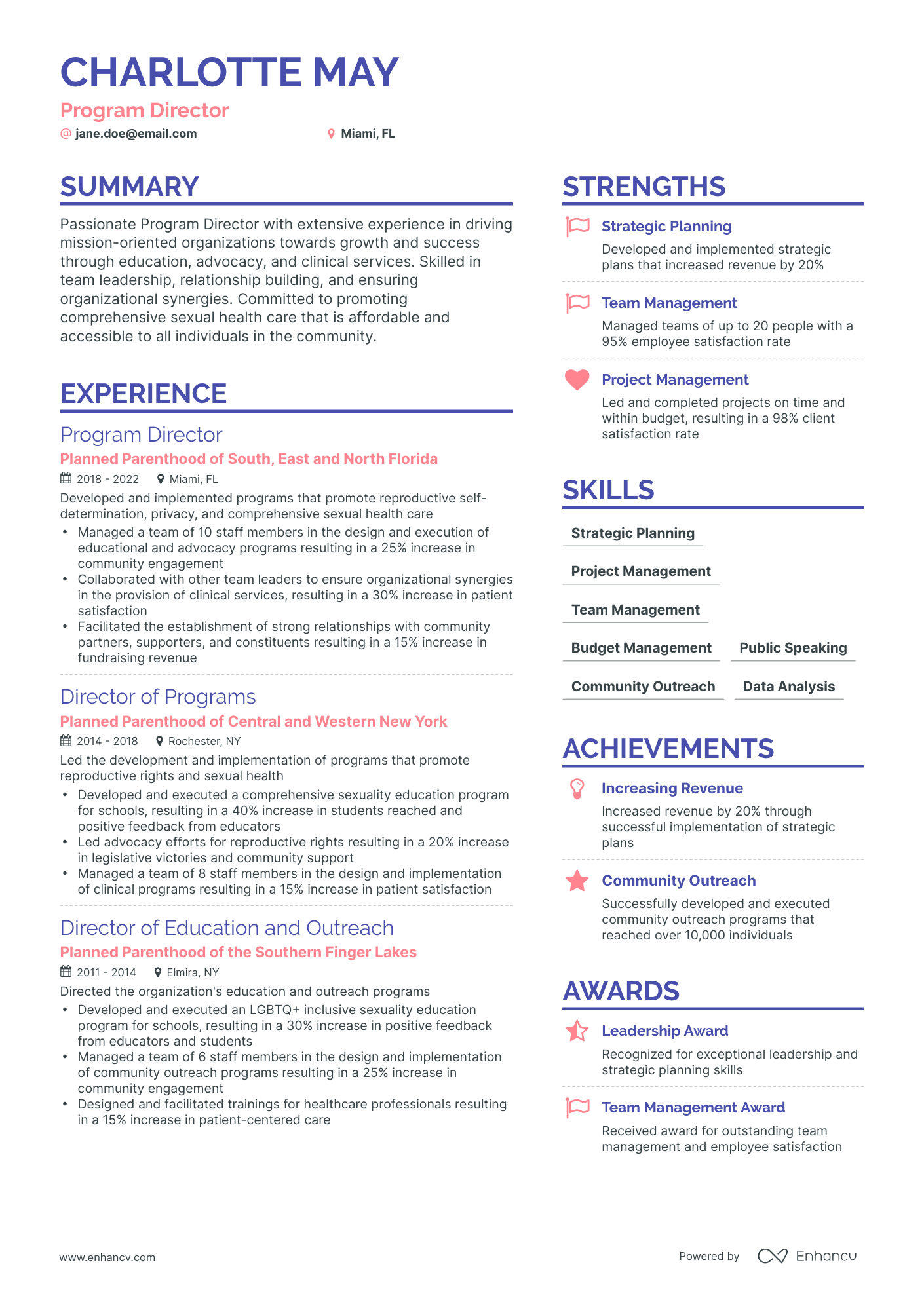 12 Director Resume Examples & Guide for 2024