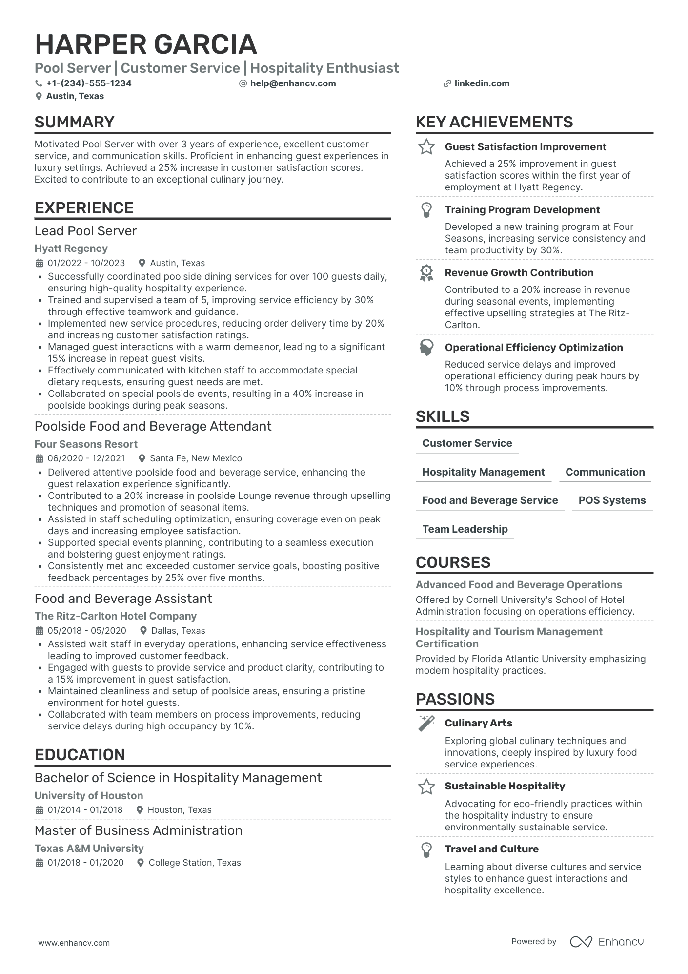 16 Server Resume Examples, Templates & Guide for 2026