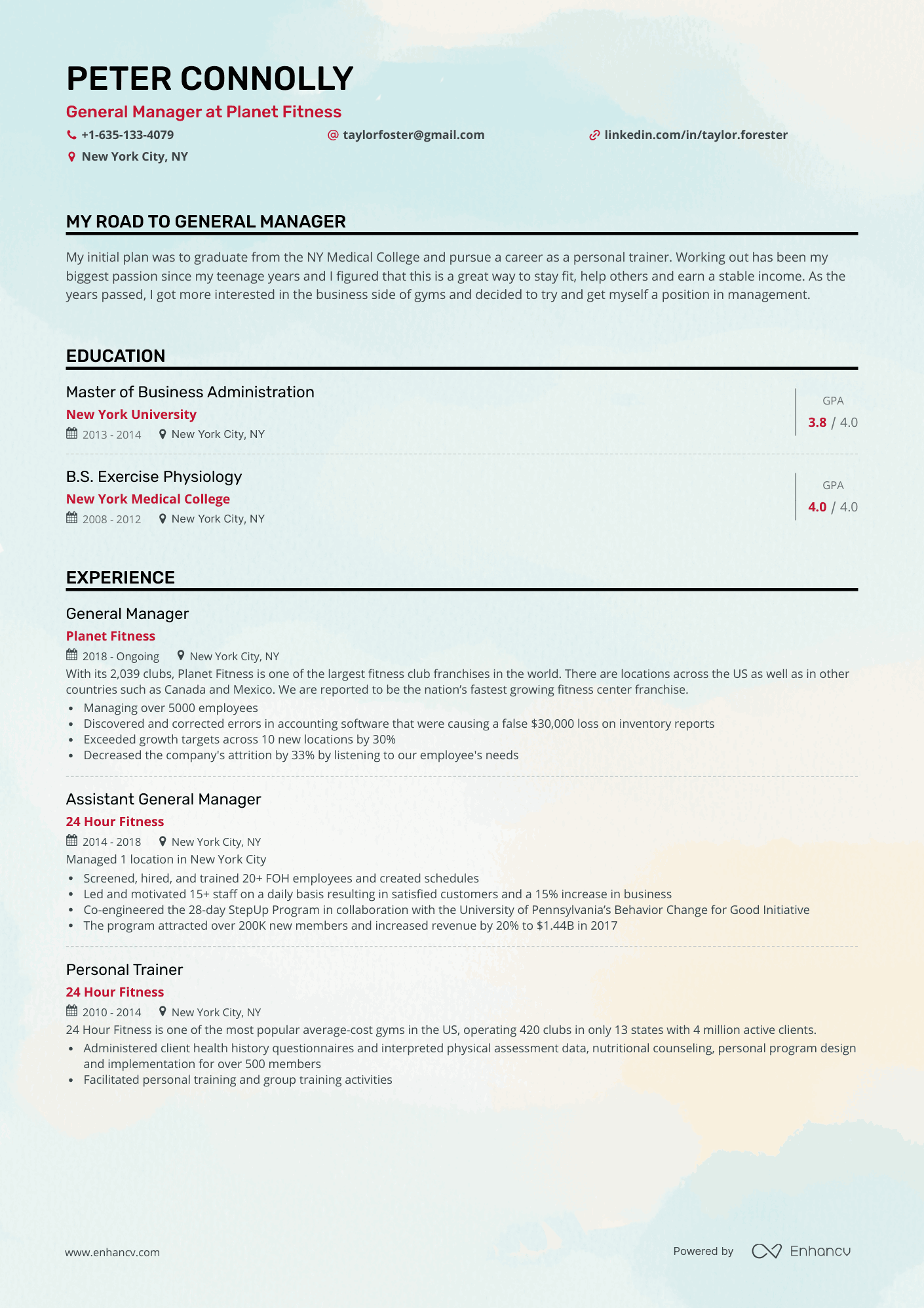 10 General Manager Resume Examples & Guide for 2023