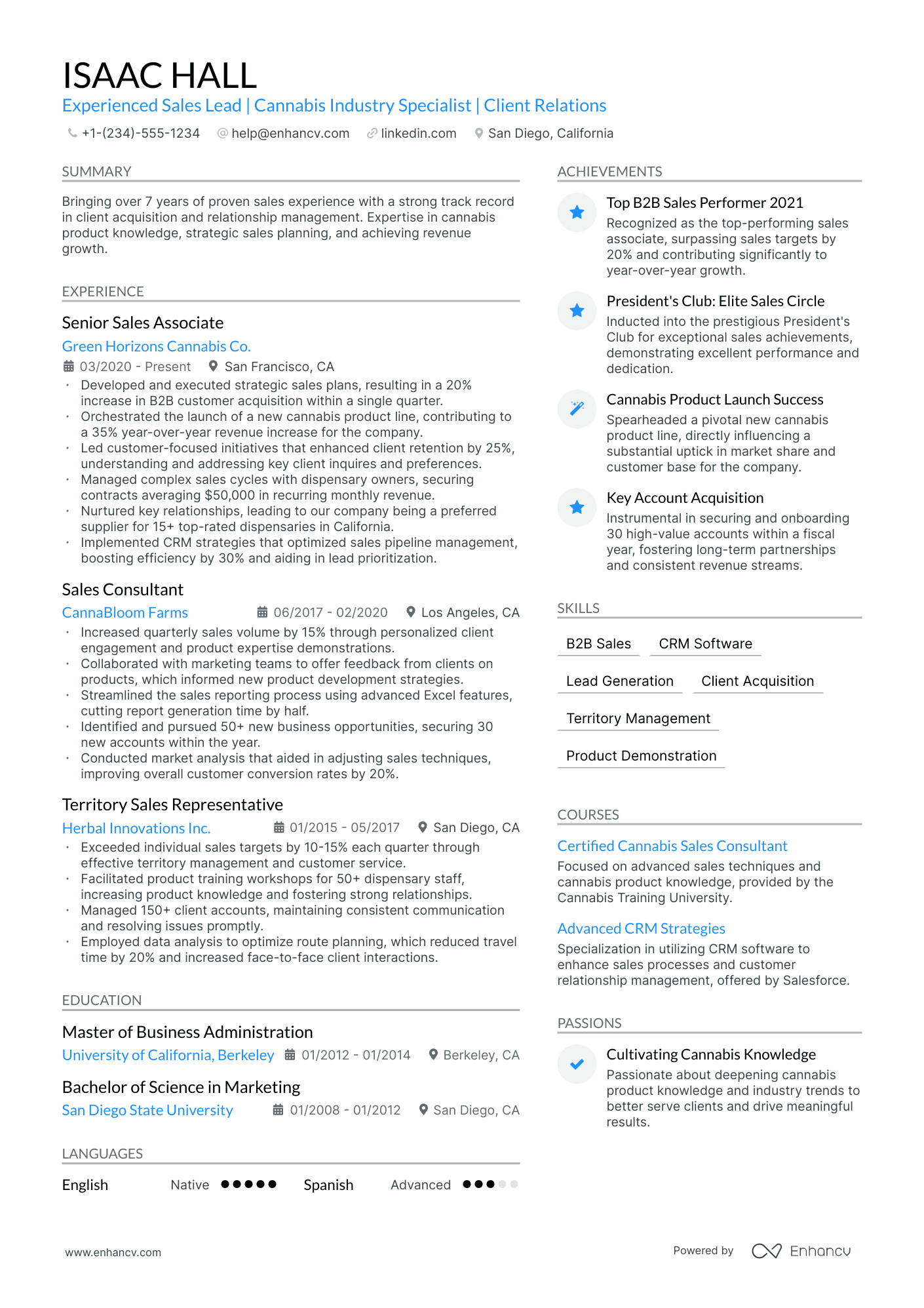 5 Sales Lead Resume Examples & Guide for 2024