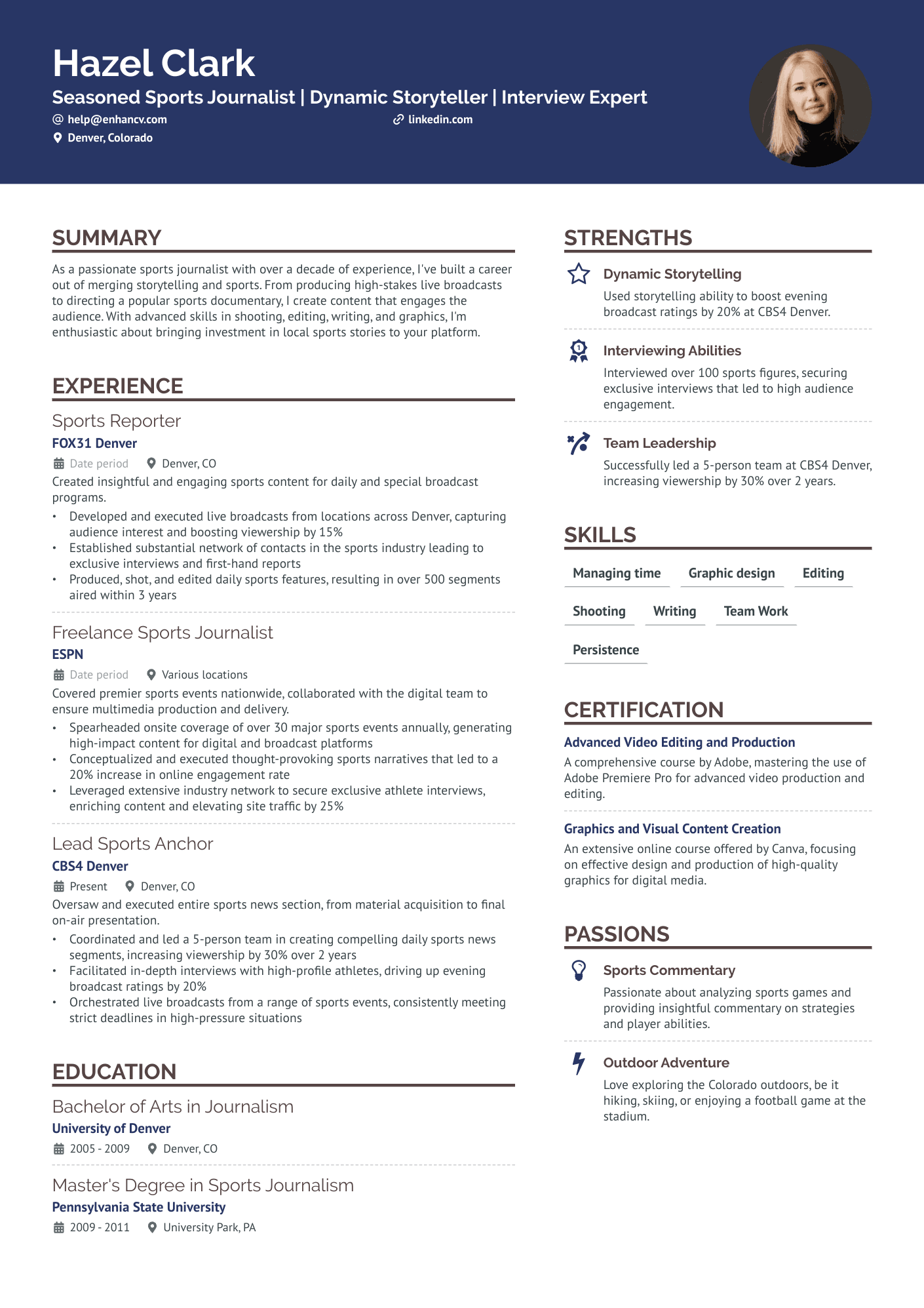 23 Journalist Resume Examples & Guide for 2025