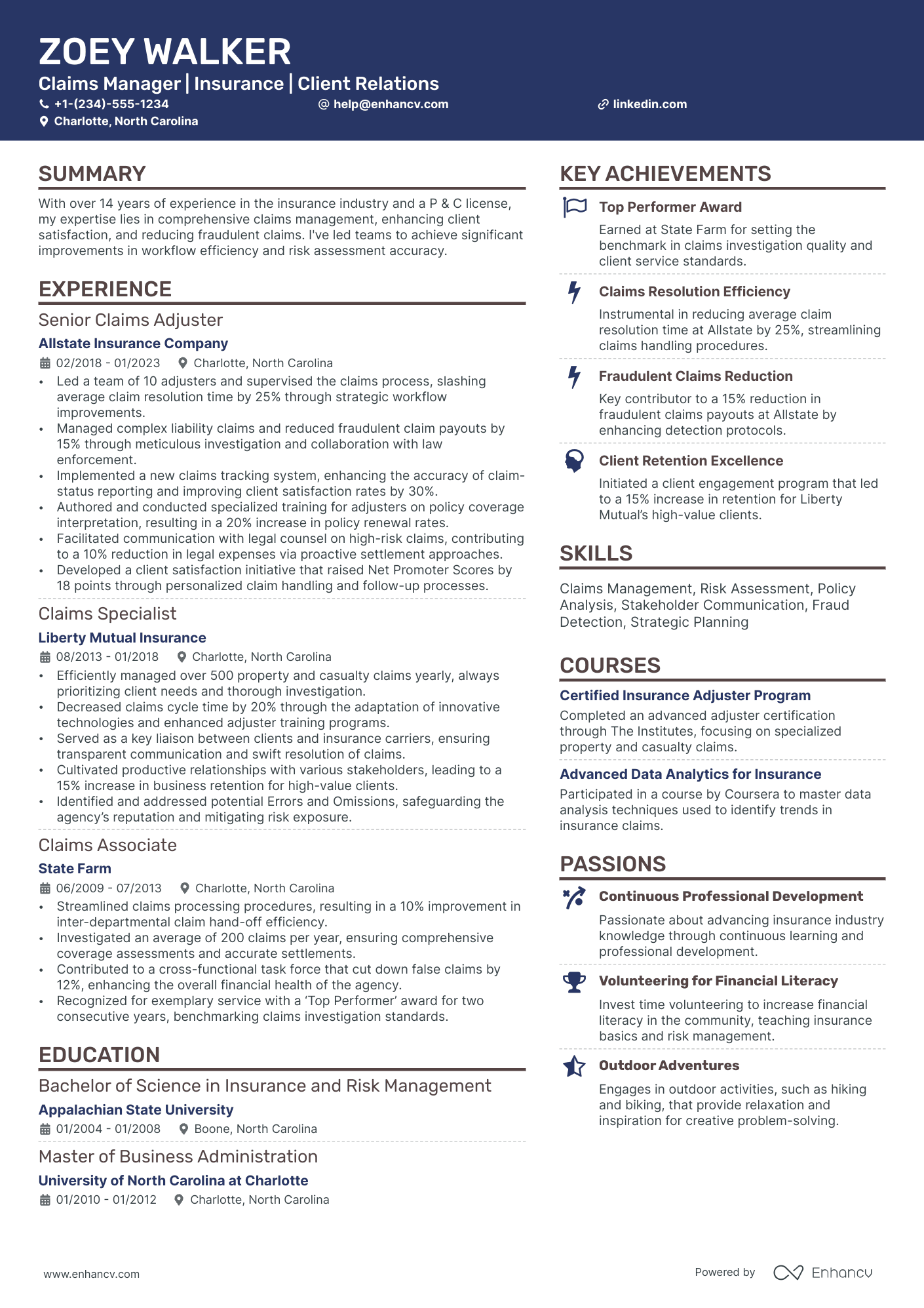10 Claims Manager Resume Examples & Guide for 2026